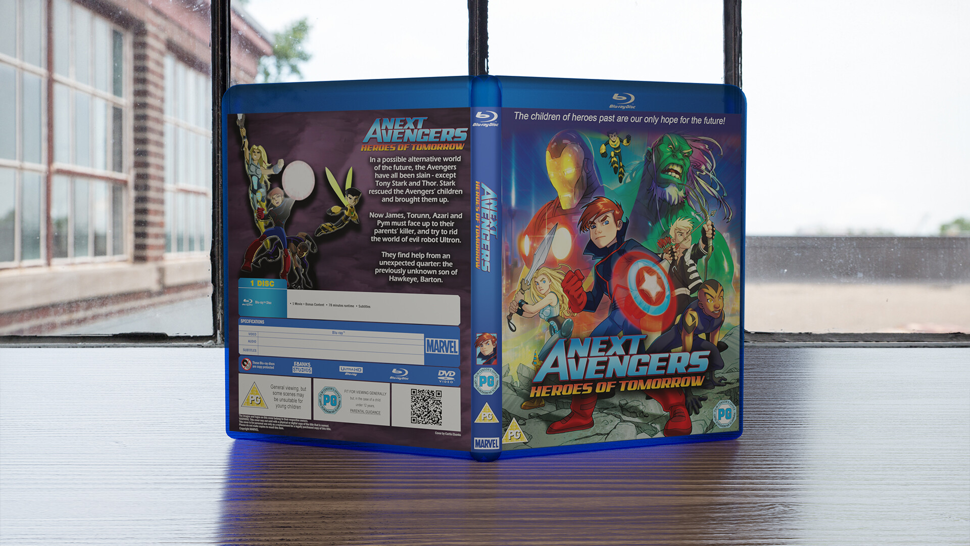ArtStation - Next Avengers: Heroes of Tomorrow Custom Blu-ray Cover
