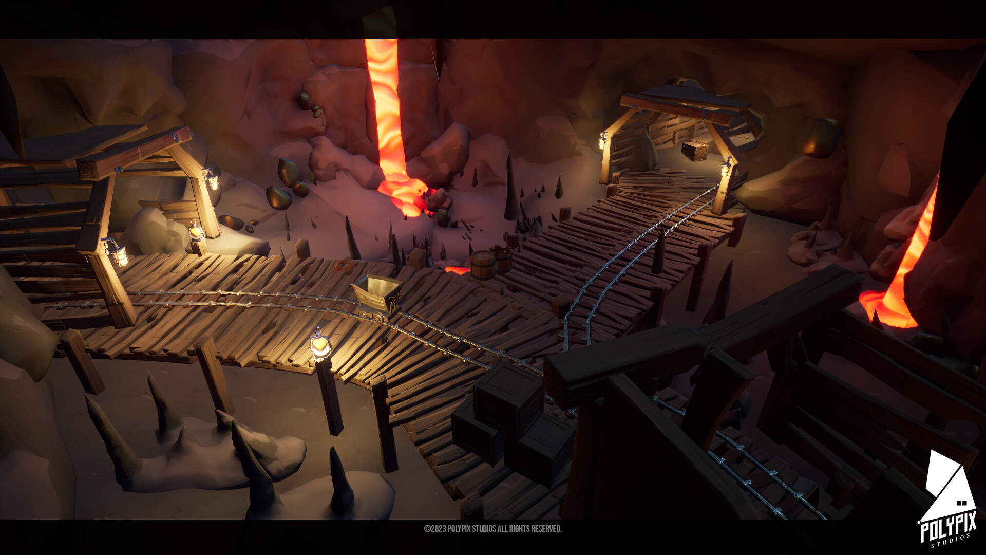 POLYPIX STUDIOS - Polypix Studios - Stylized Mine Shaft
