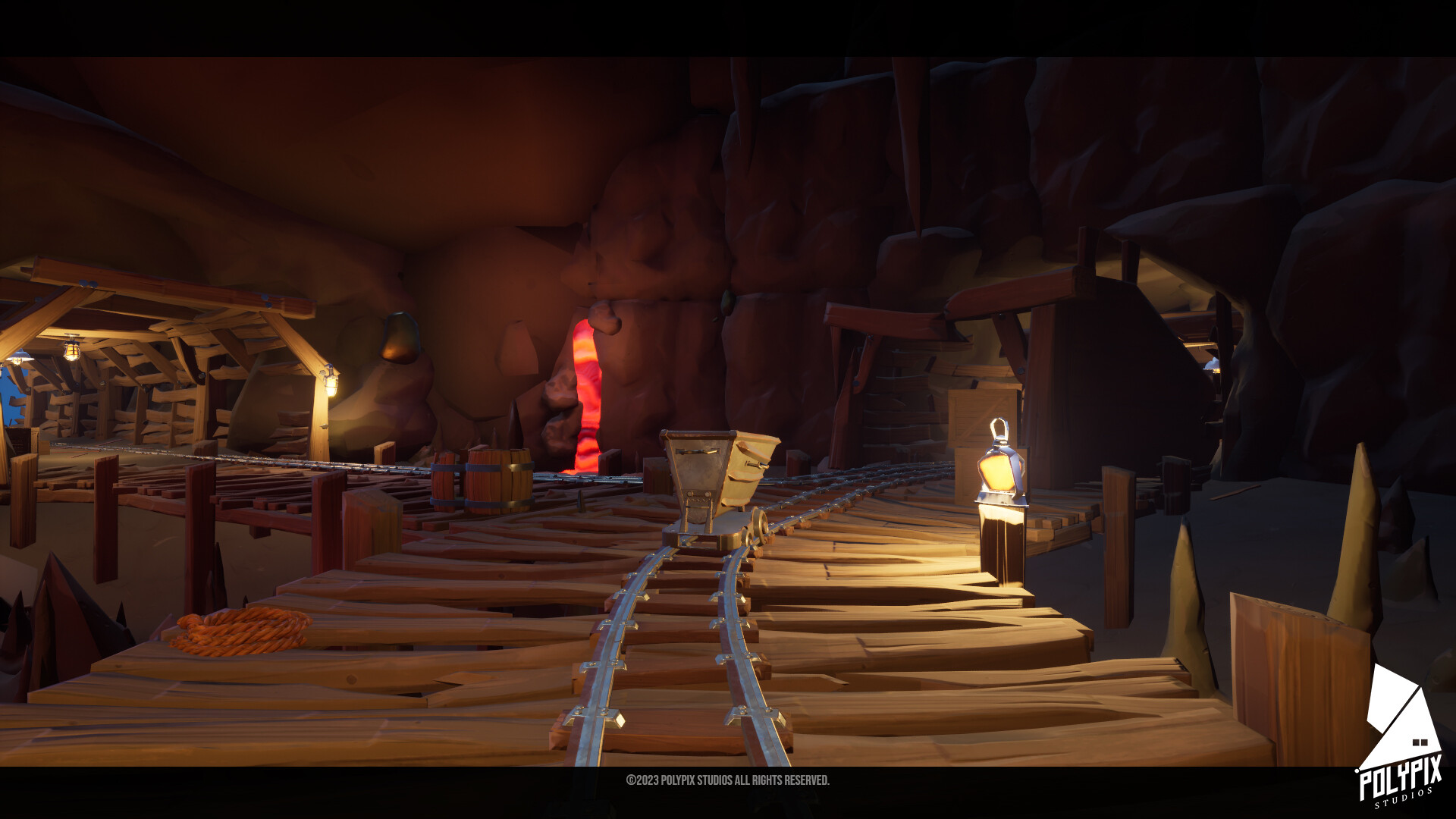 POLYPIX STUDIOS - Polypix Studios - Stylized Mine Shaft