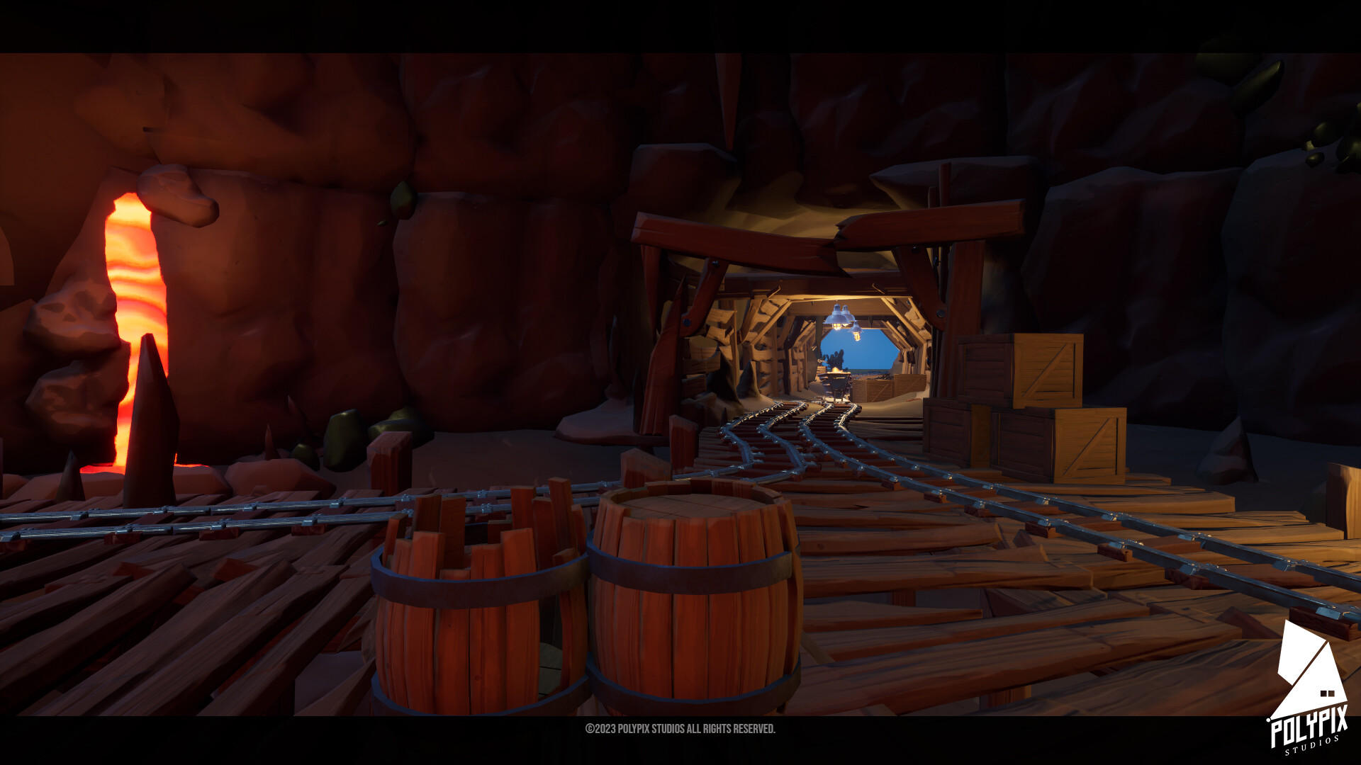 POLYPIX STUDIOS - Polypix Studios - Stylized Mine Shaft