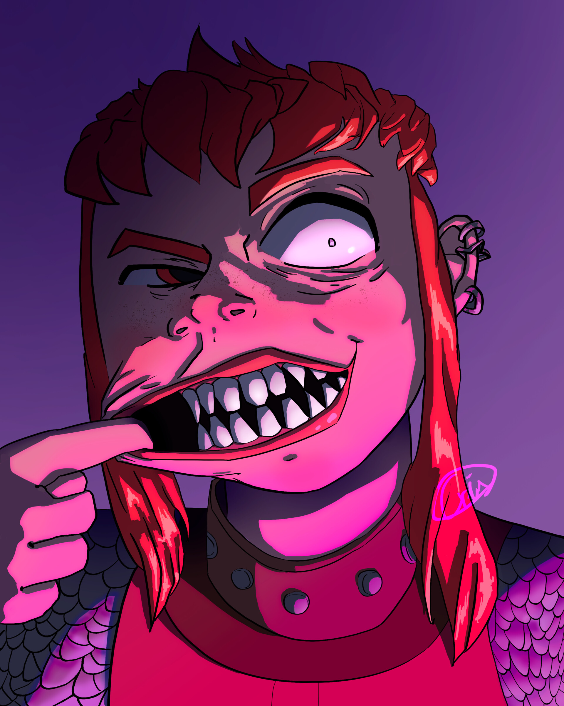 ArtStation - Teeth - Nimona fanart