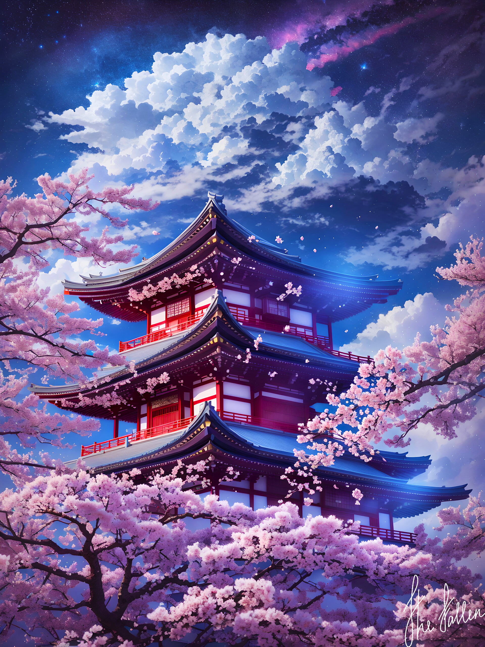 ArtStation - Mystical Japanese temples. Fantasy arts.
