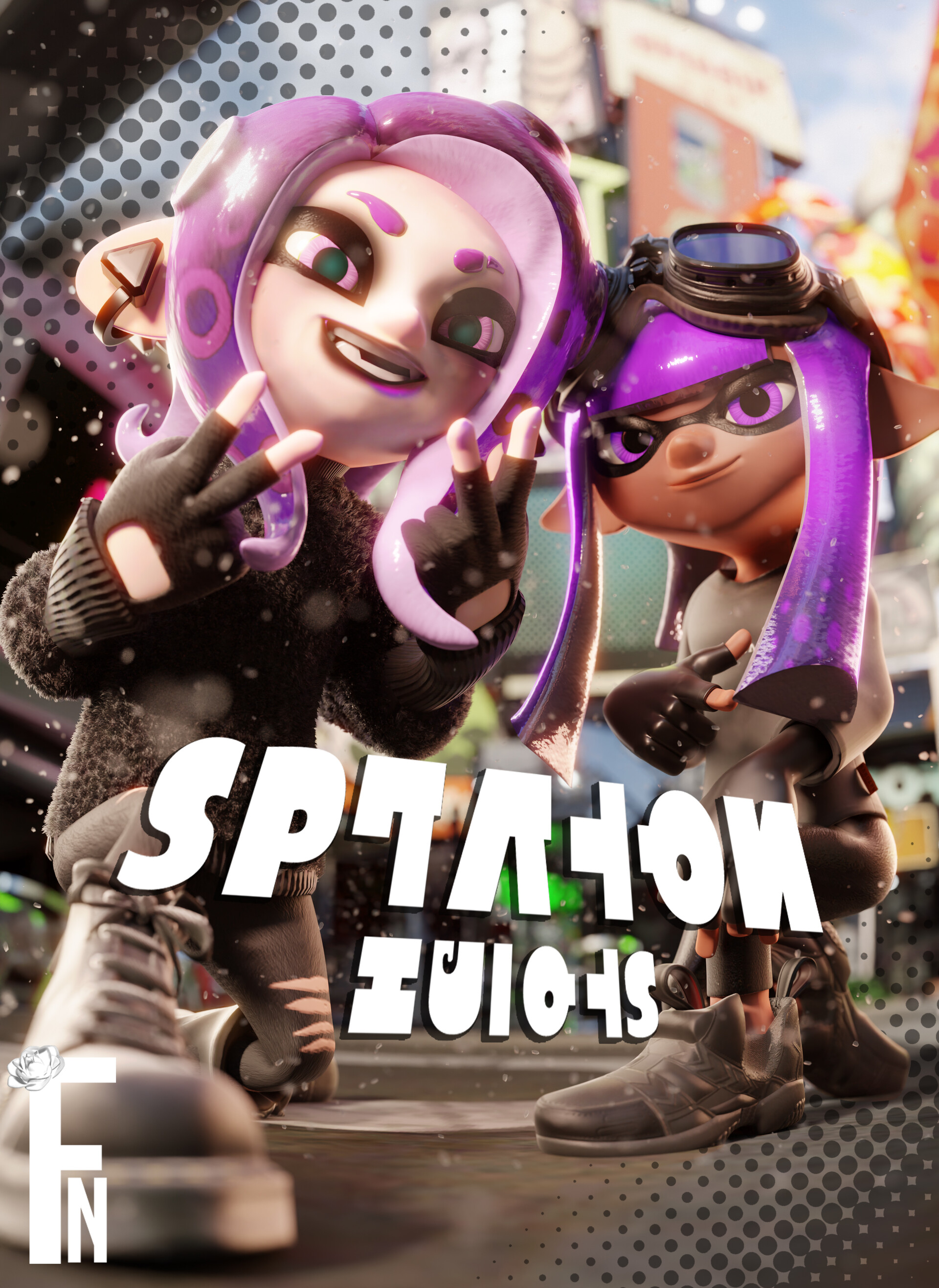 ArtStation - Splatoon - Splat punks