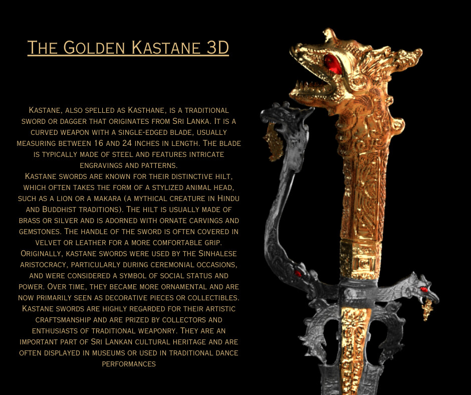 ArtStation - The Golden Kastane Sword