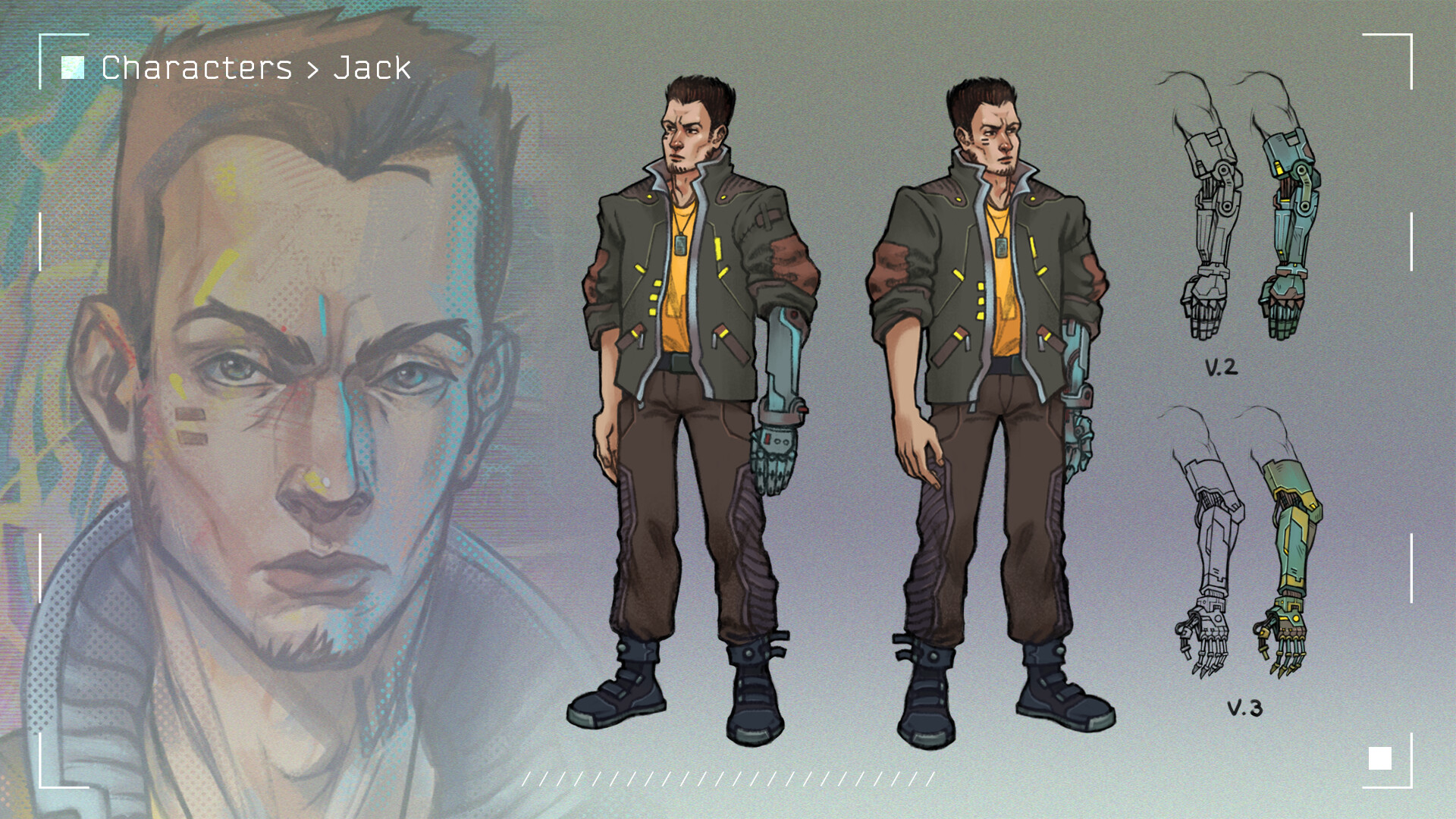 ArtStation - Burning Chrome: Jack