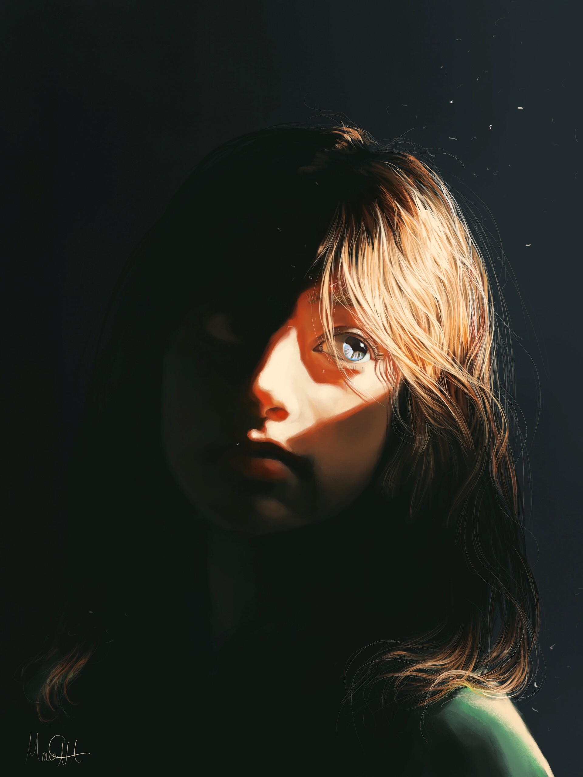 ArtStation - Girl in the light
