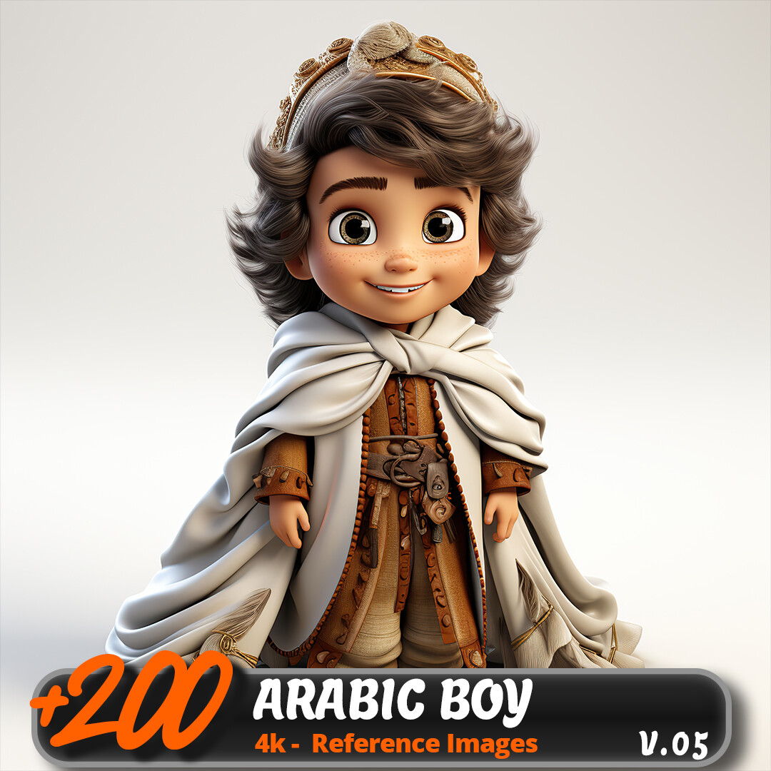 ArtStation - ARABIC BOY VOL.05/ 4K/ Reference Image