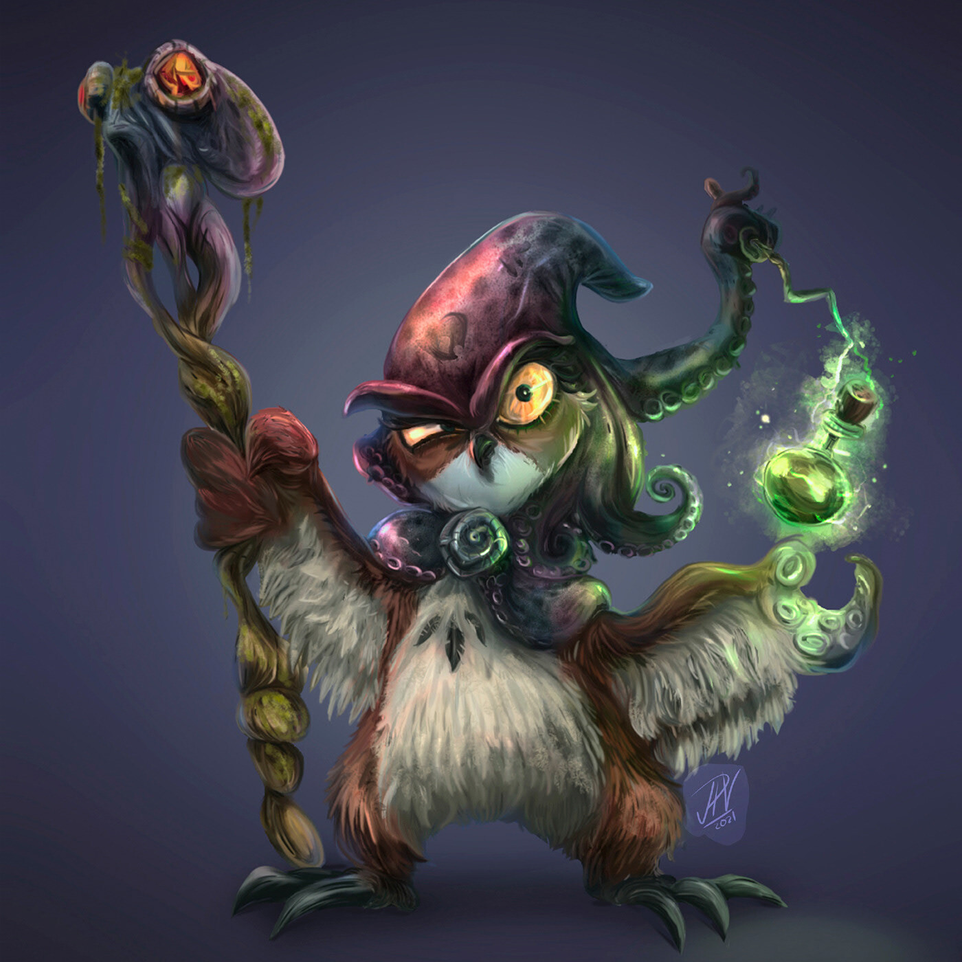 ArtStation - "WITCH OWL"