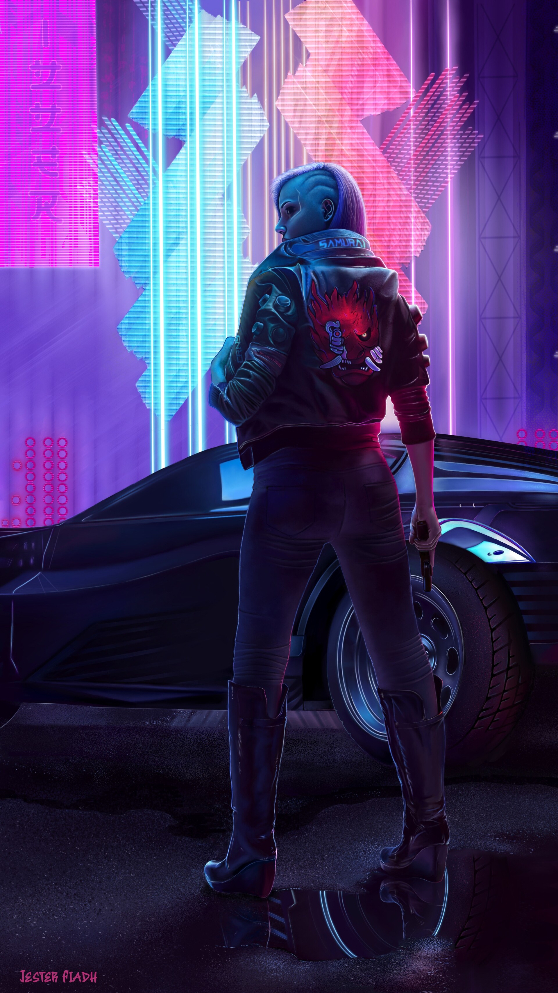 ArtStation - Awakening - Cyberpunk
