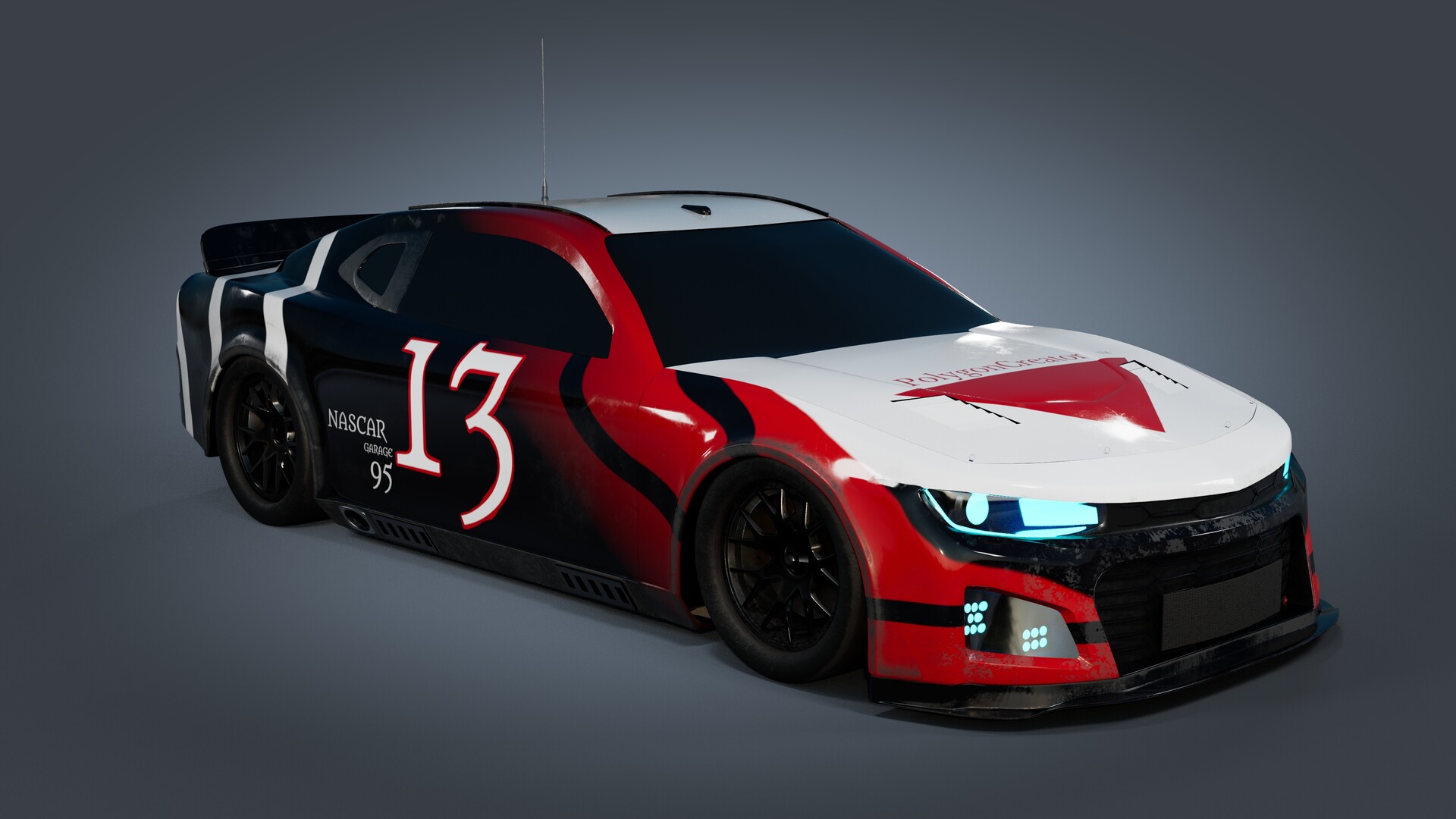 ArtStation - nascar chevrolet camaro
