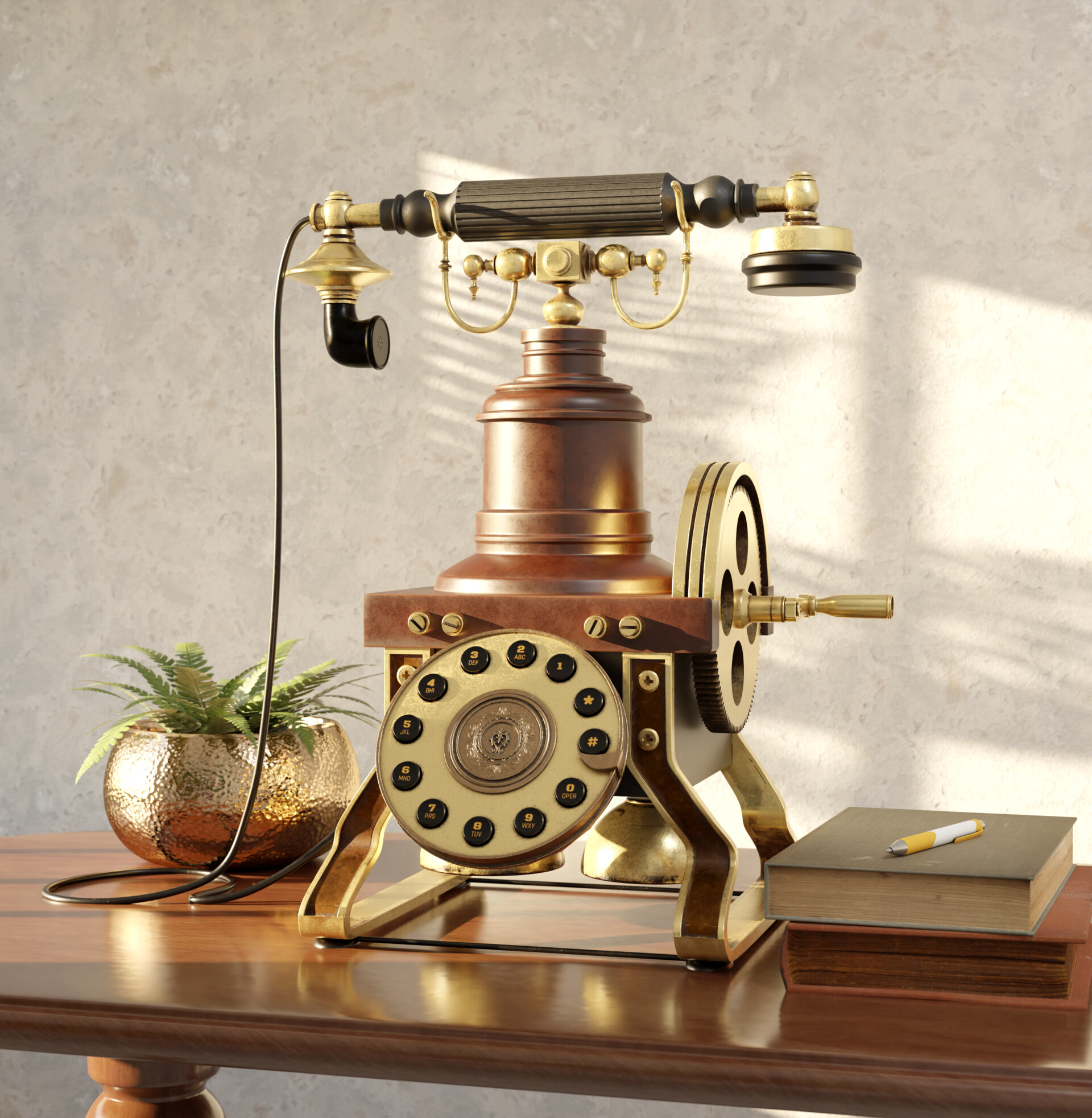 ArtStation - VINTAGE TELEPHONE