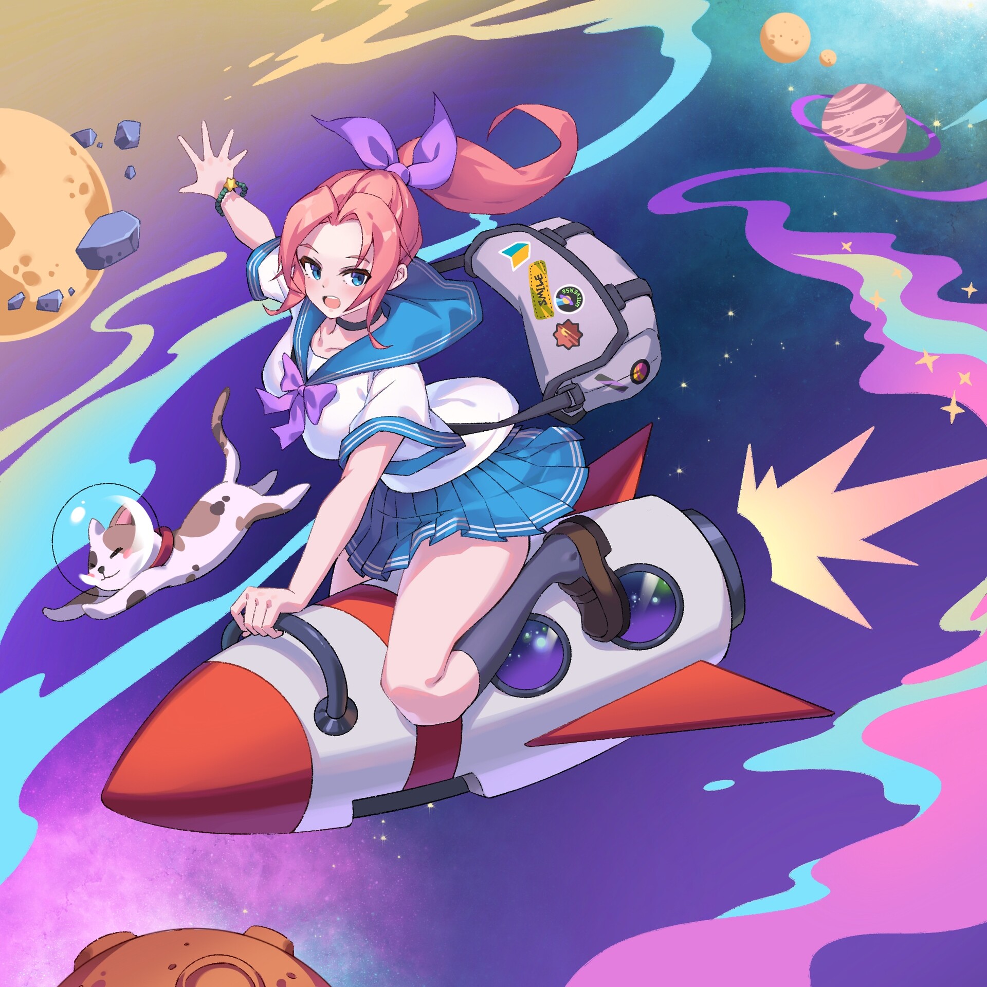 ArtStation - illustration "Space travel in your dreams"