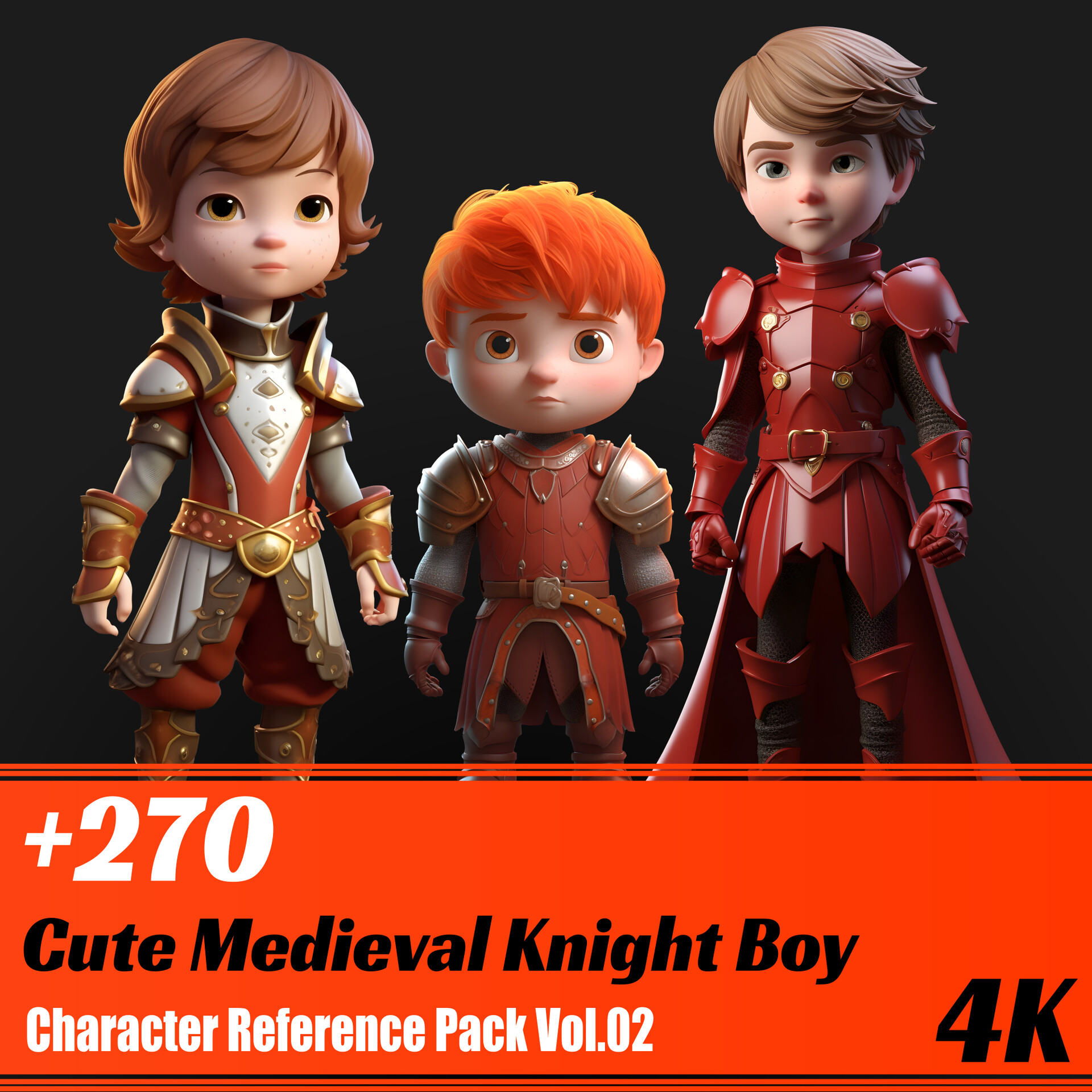 ArtStation - +270 Cute Medieval Knight Boy | 4K | Character Reference ...