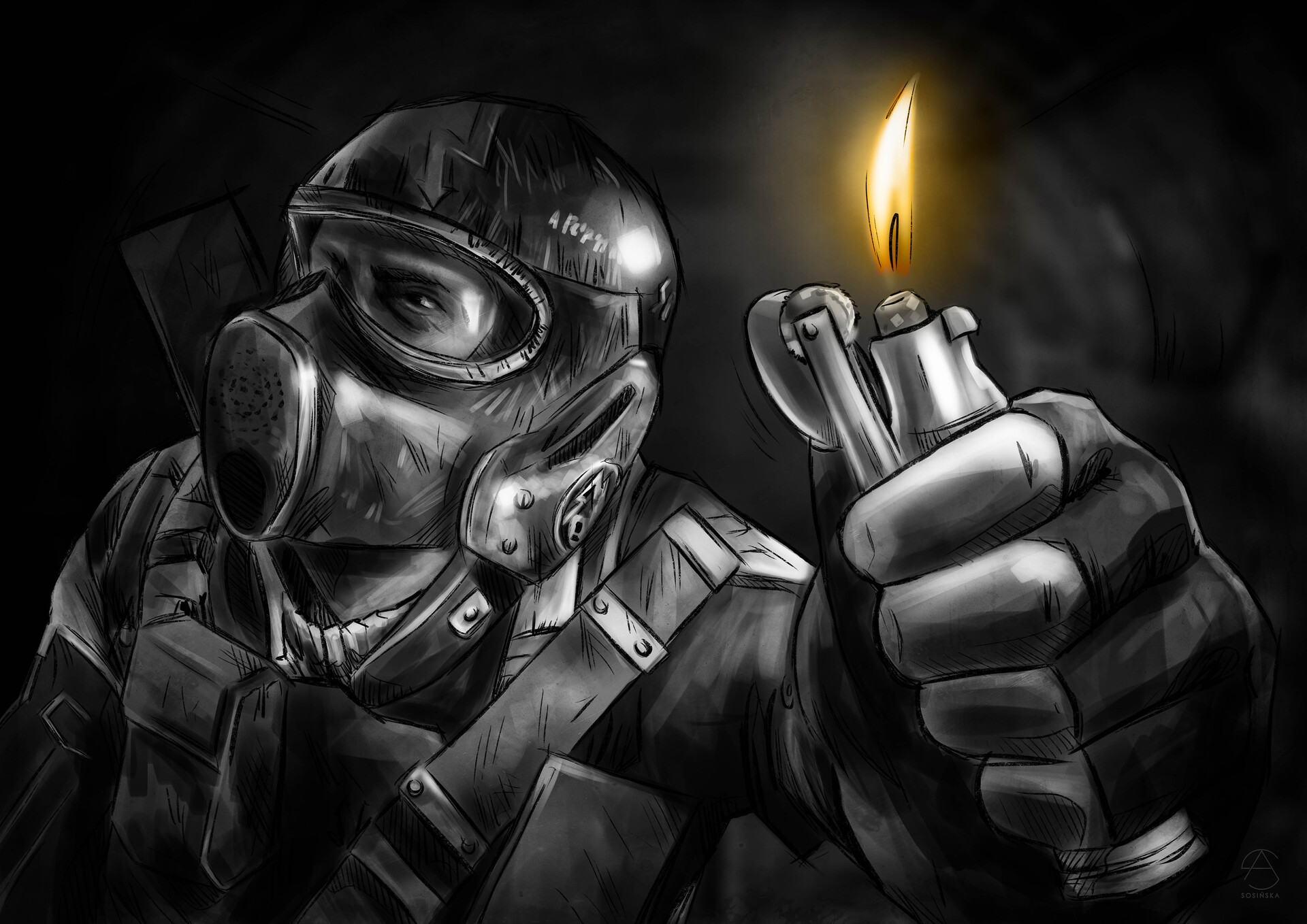 ArtStation - Artyom based on Metro 2033