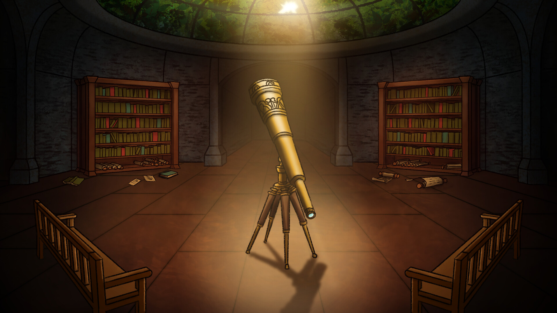 ArtStation - Forgotten Library in the style of Ni No Kuni