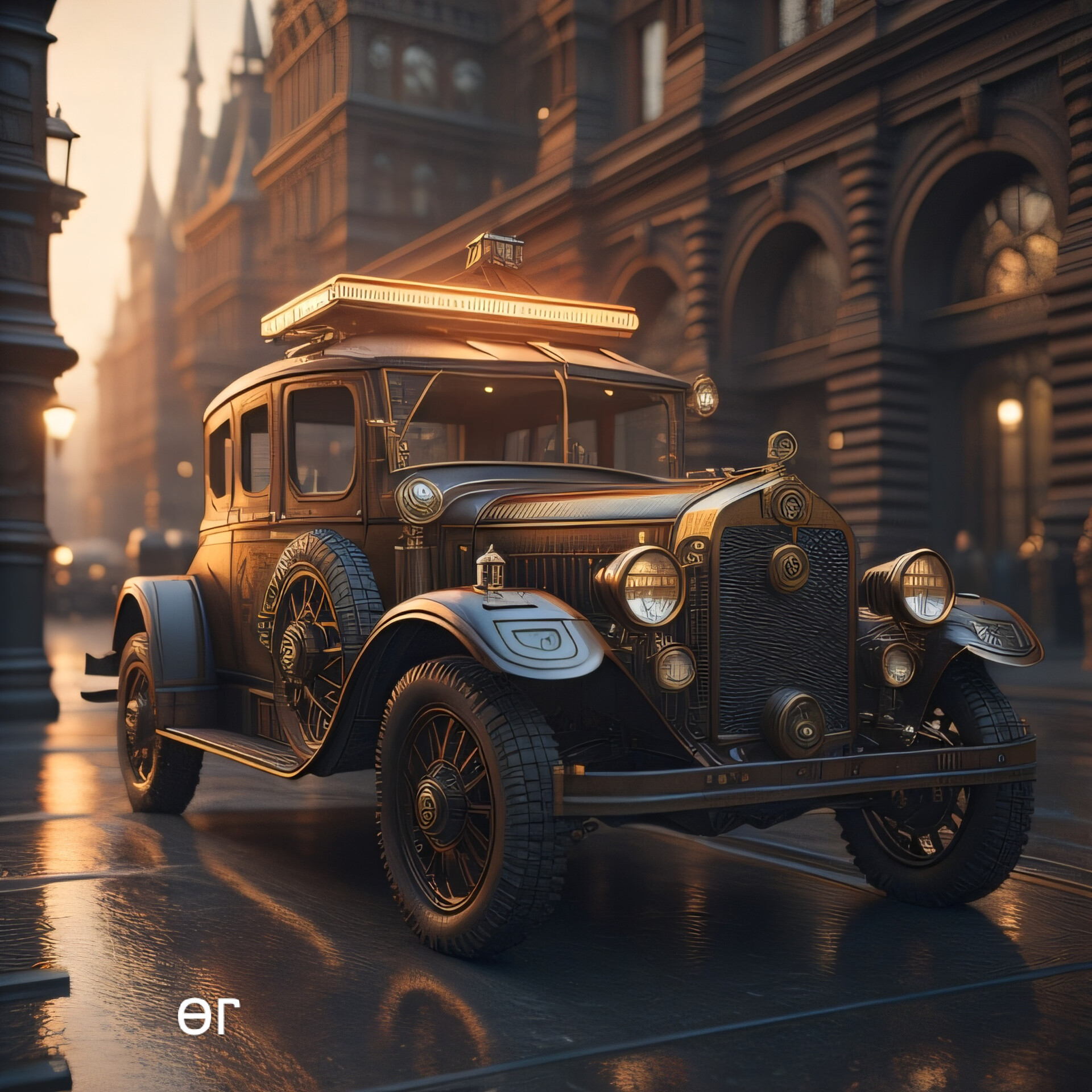 ArtStation - Steampunk police patrol car III