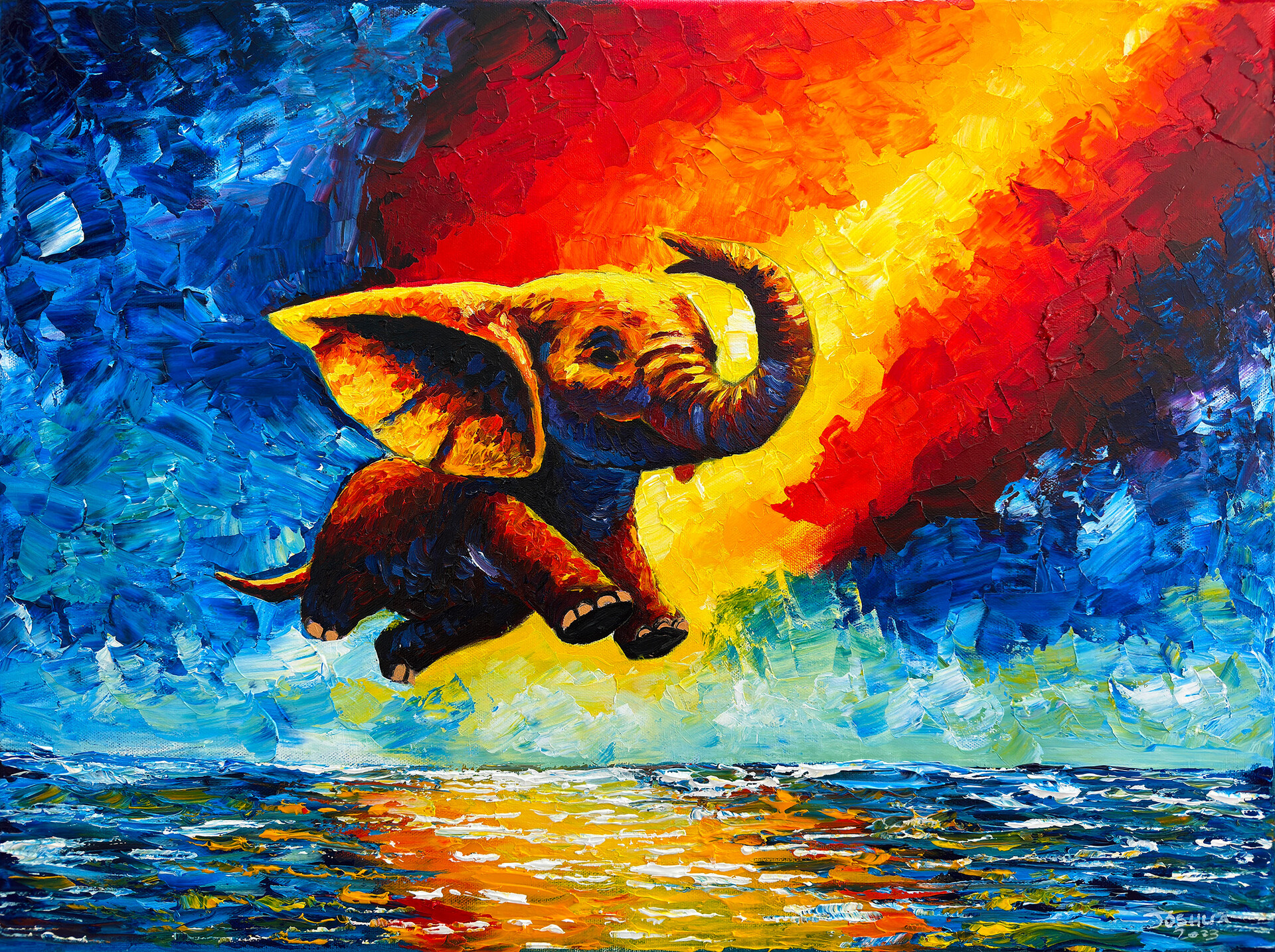 ArtStation - When I see an elephant fly