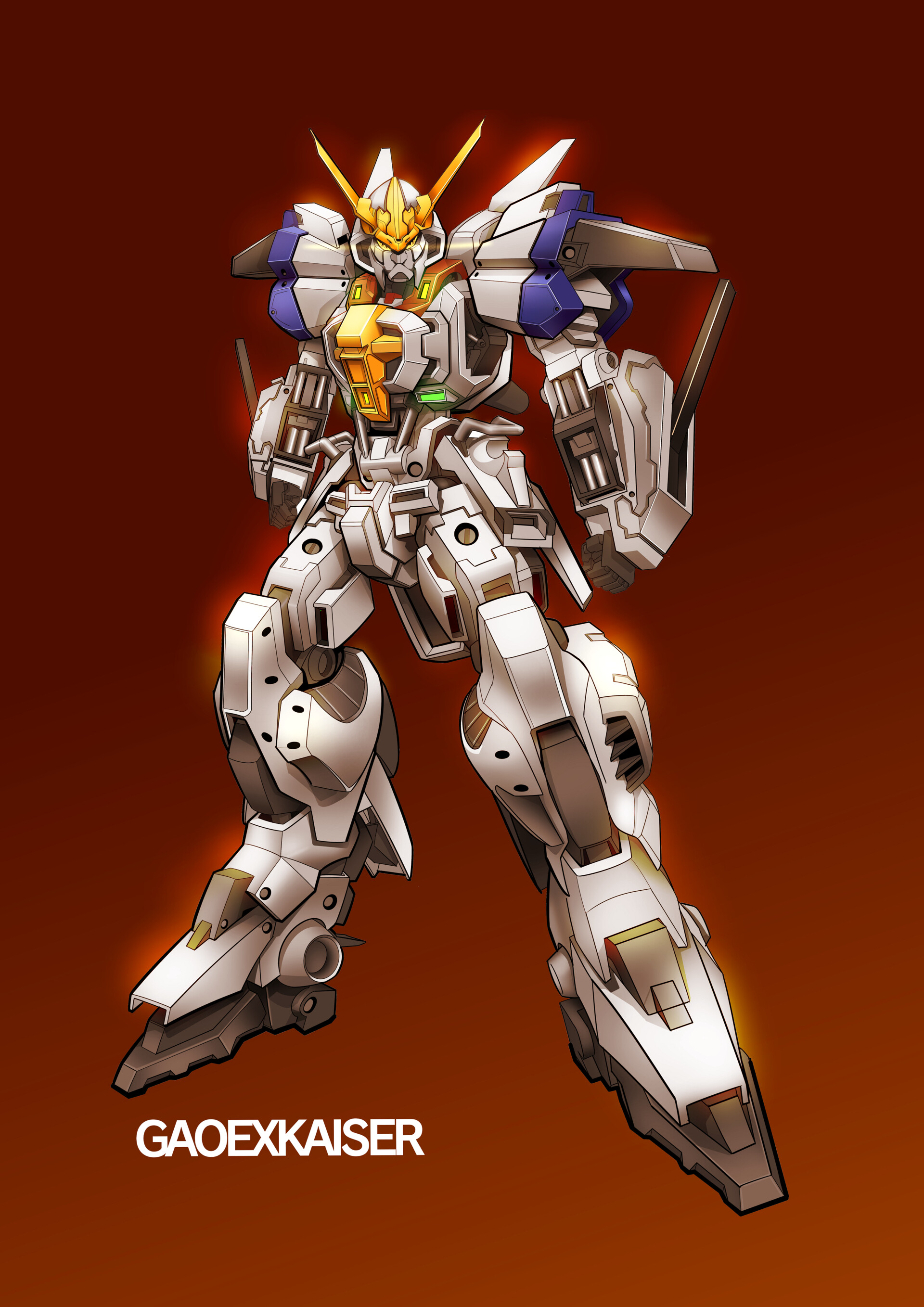 HYPER_AGENT GAOEXKAISER (VJ) - Metal Armor Dragonar 1987 (art2020)