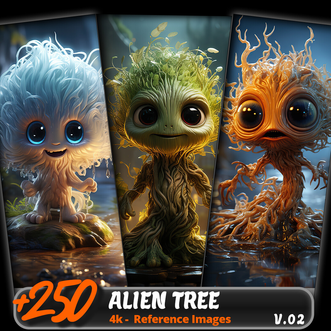 ArtStation - ALIEN TREE VOL.02/ 4K/ Reference Image
