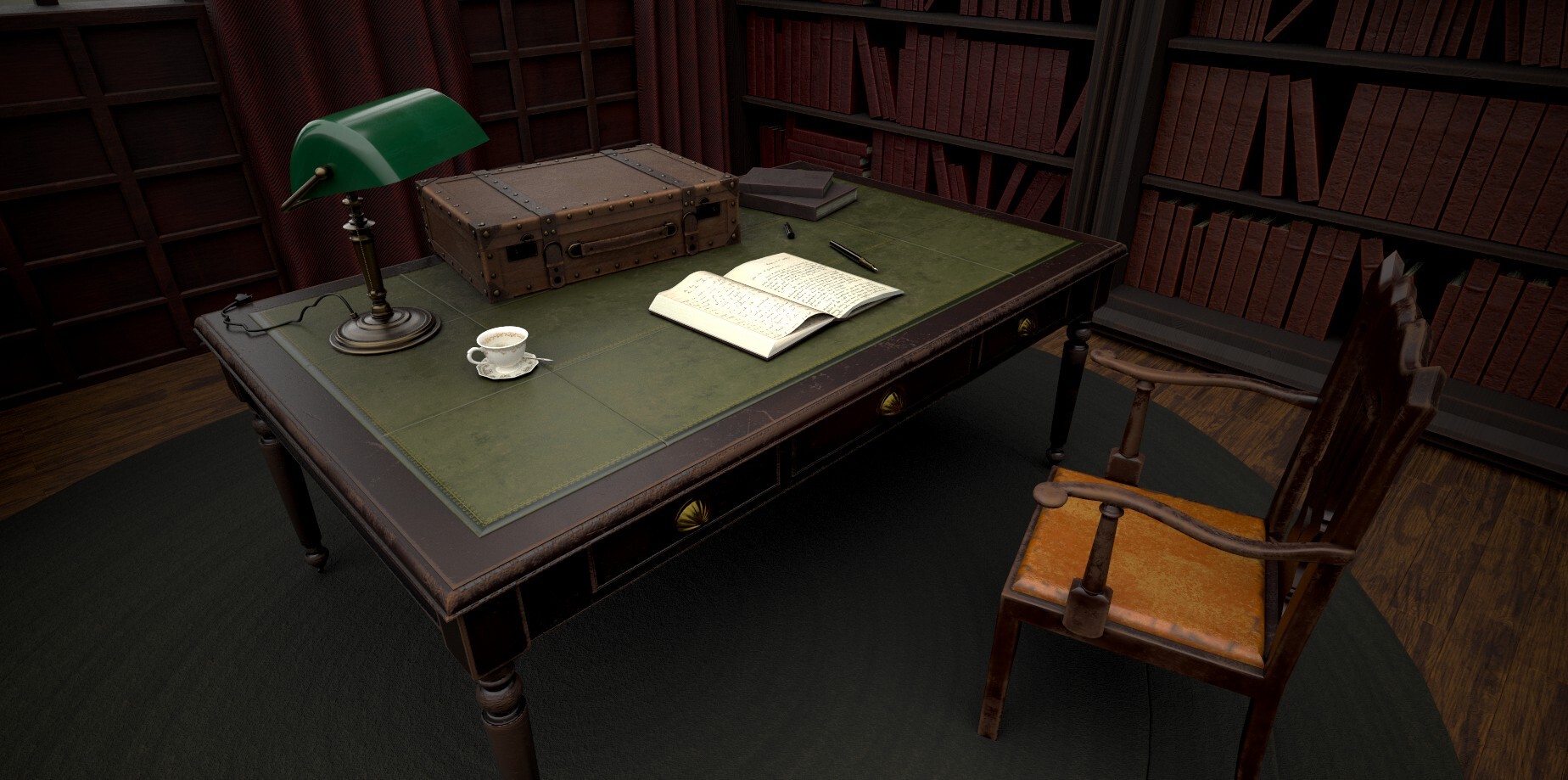 Michael Chicoine - Antique personal office