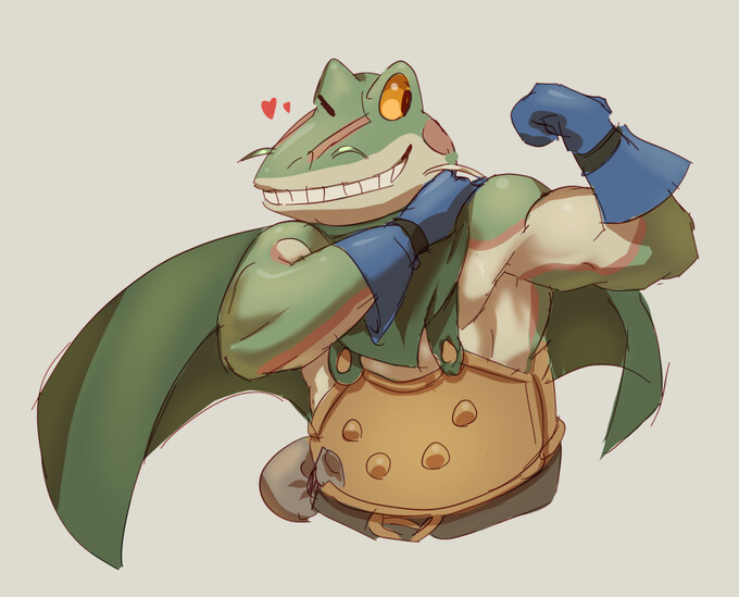 ArtStation - [Fanart] Frog (Chrono Trigger)