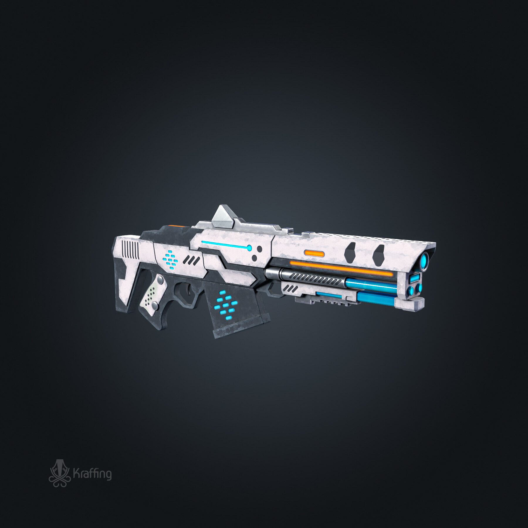 ArtStation - Futuristic Rifle V1