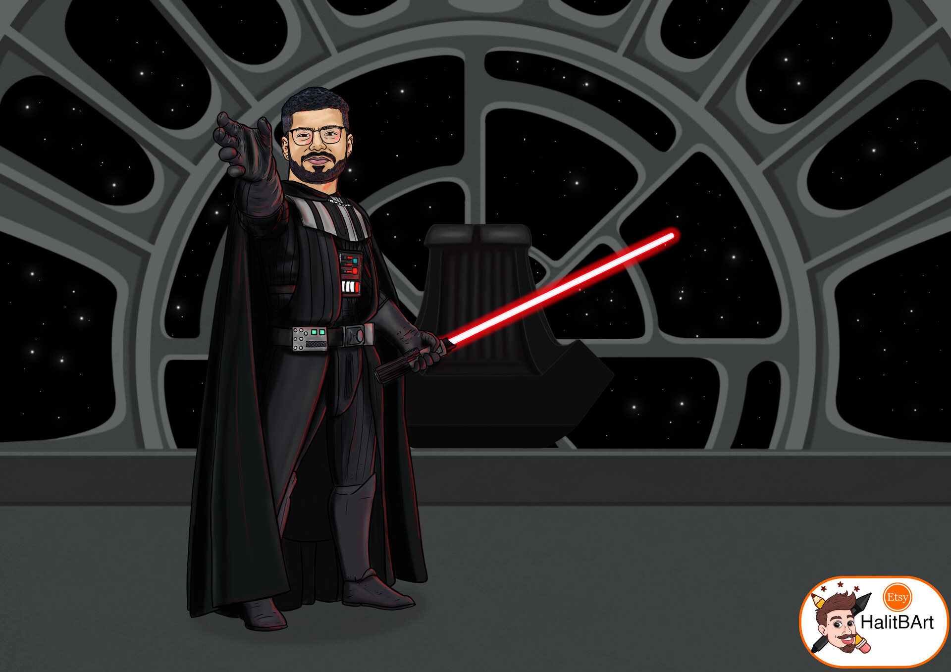 ArtStation - Turn me in to Jedi ! Etsy:HalitBArt