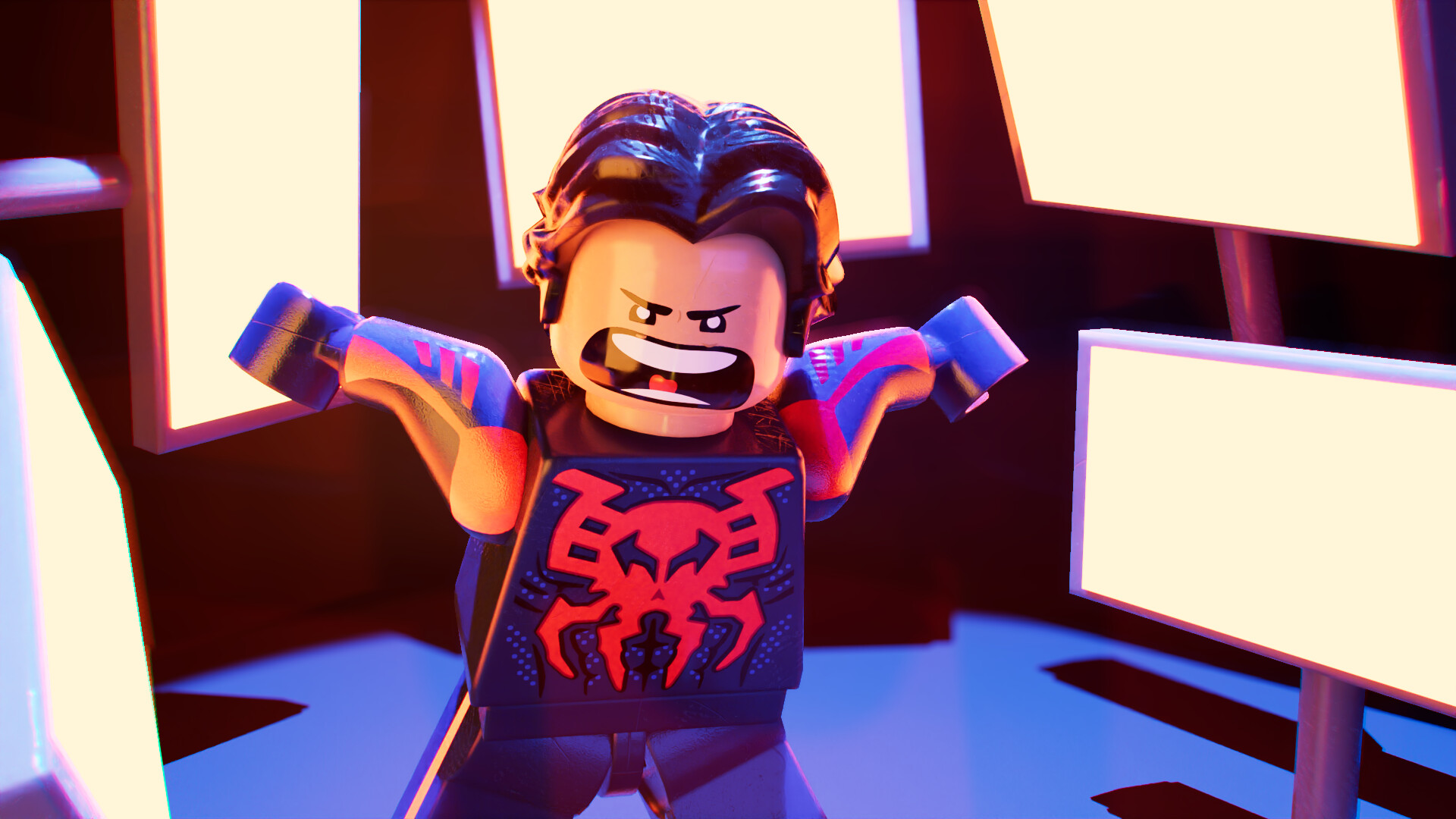 ArtStation - LEGO Spiderman 2099 Miguel O'hara | Blender 3D Image Render