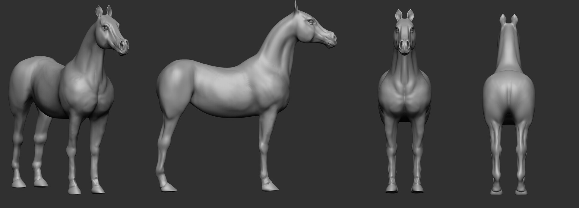 ArtStation - Horse Zbrush