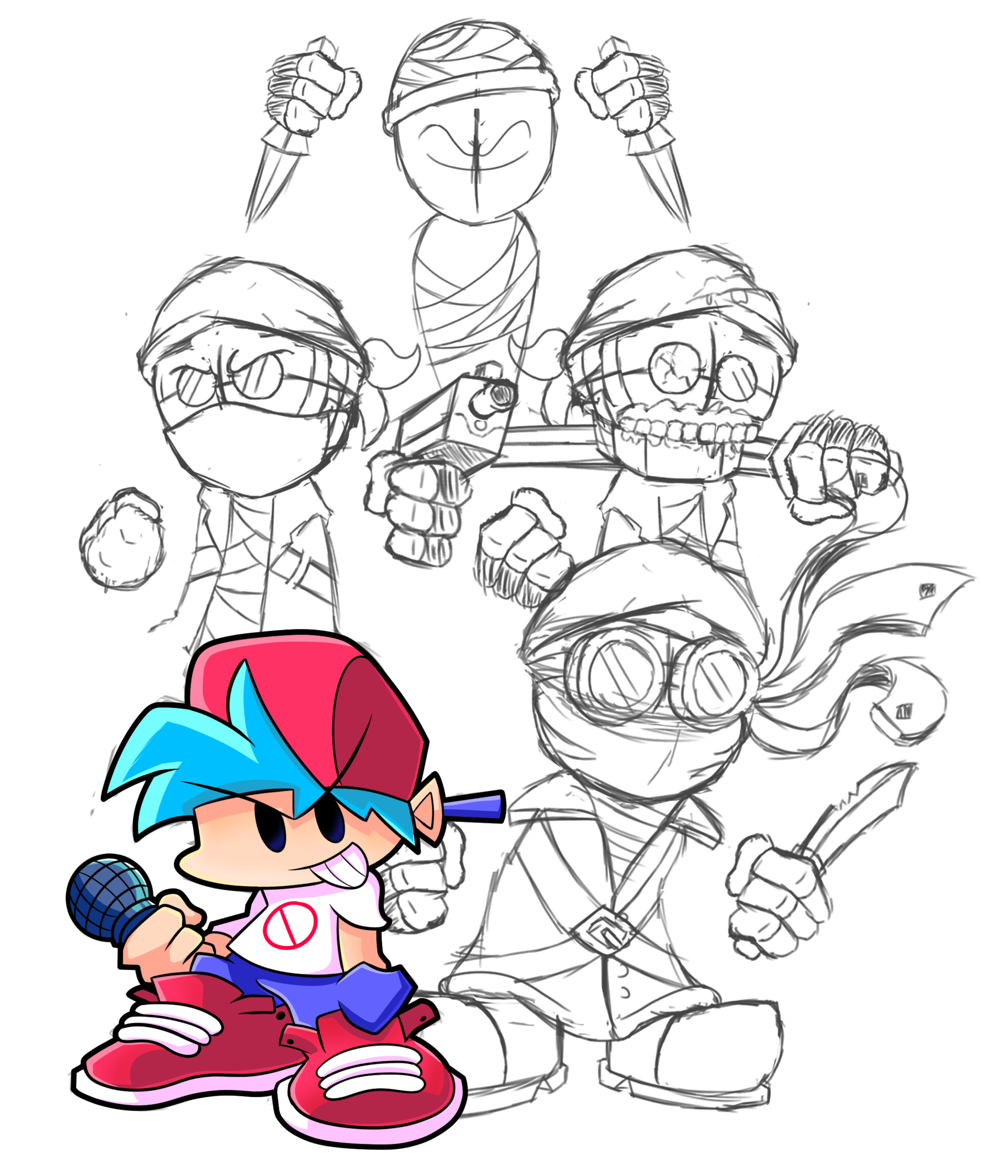 ArtStation - Hank variants with BF (Scrapped)