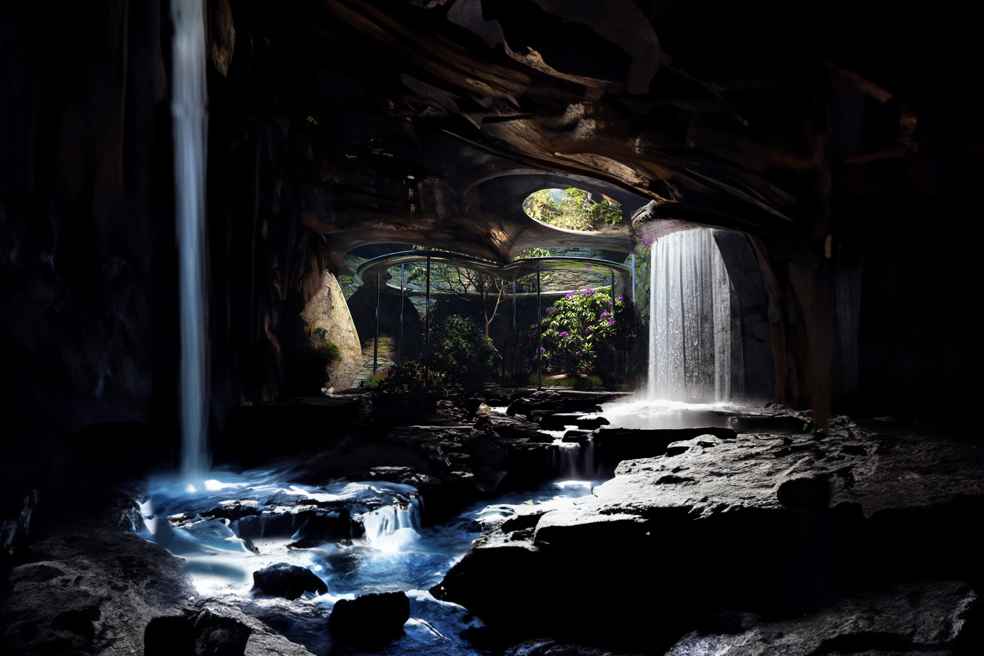 ArtStation - Caves (Glass house)