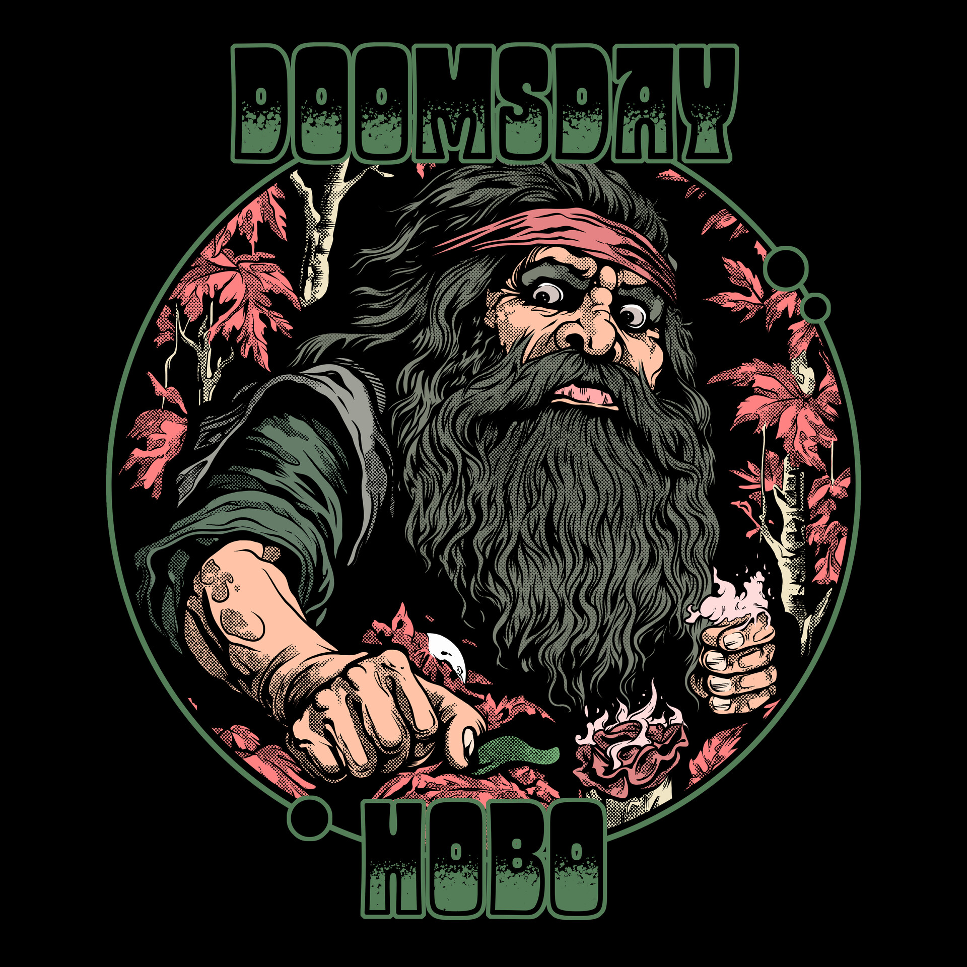 ArtStation - Stoner doom band merch proposal