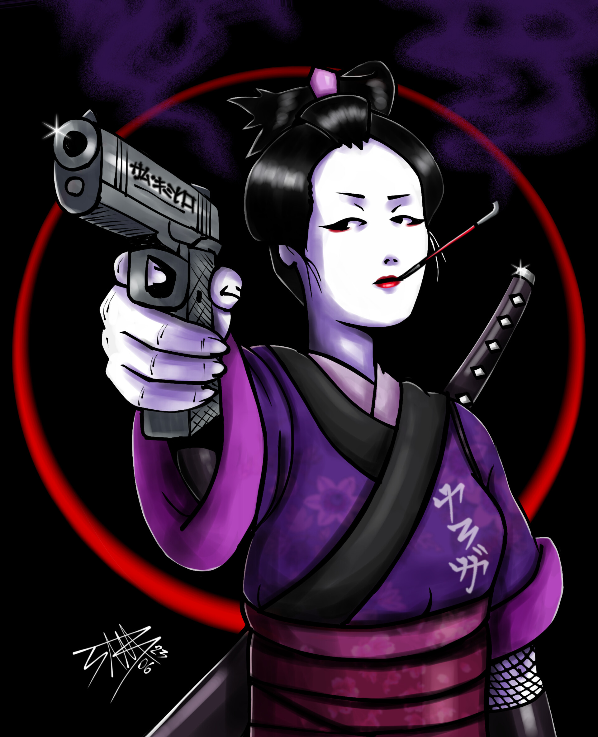 ArtStation - Geisha Gun