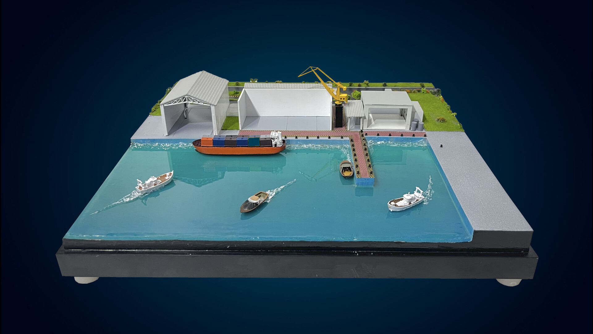 ArtStation - Shipyard Miniature Scale Model by Maadhu Creatives