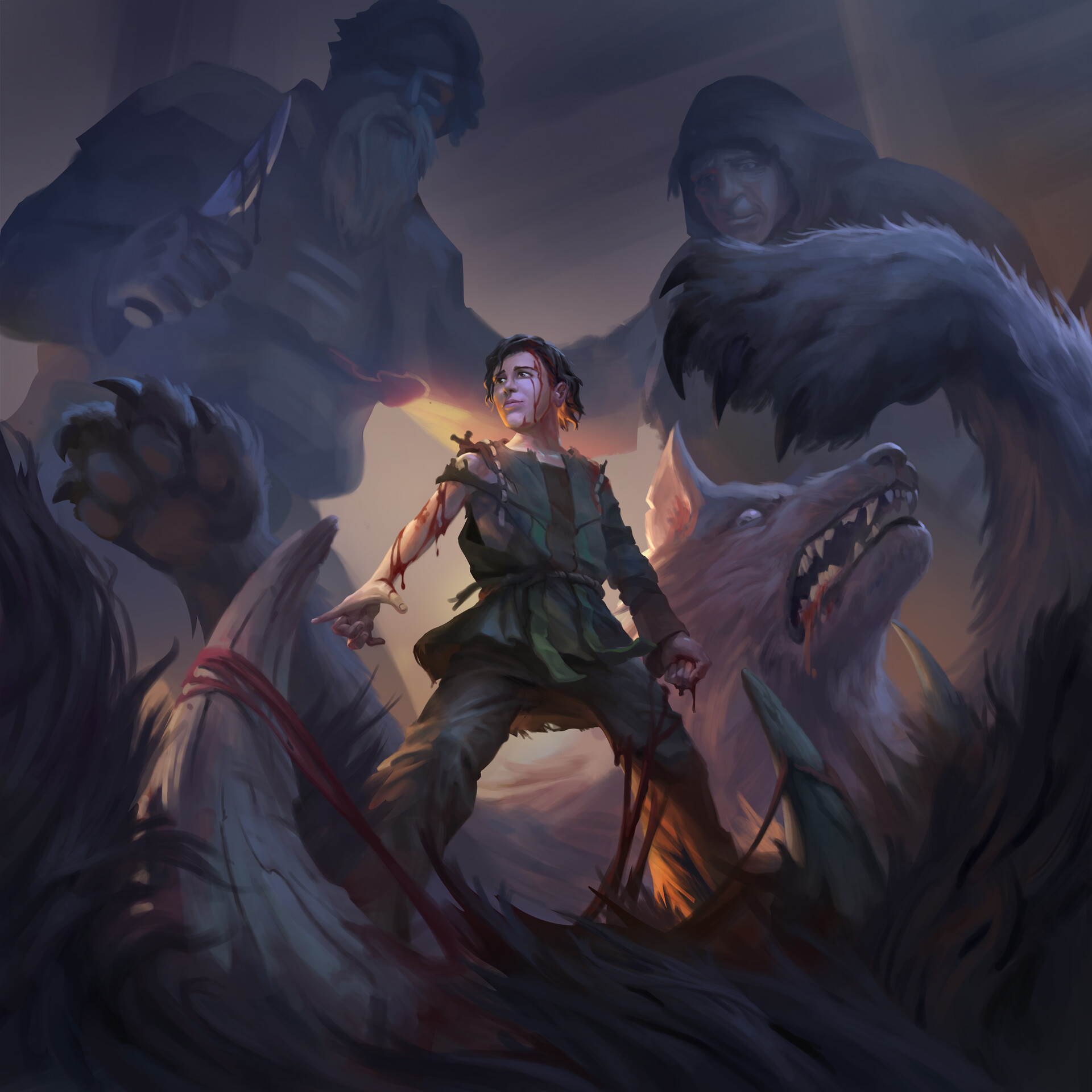 ArtStation - Thumbling the fairy tale by the Brothers Grimm