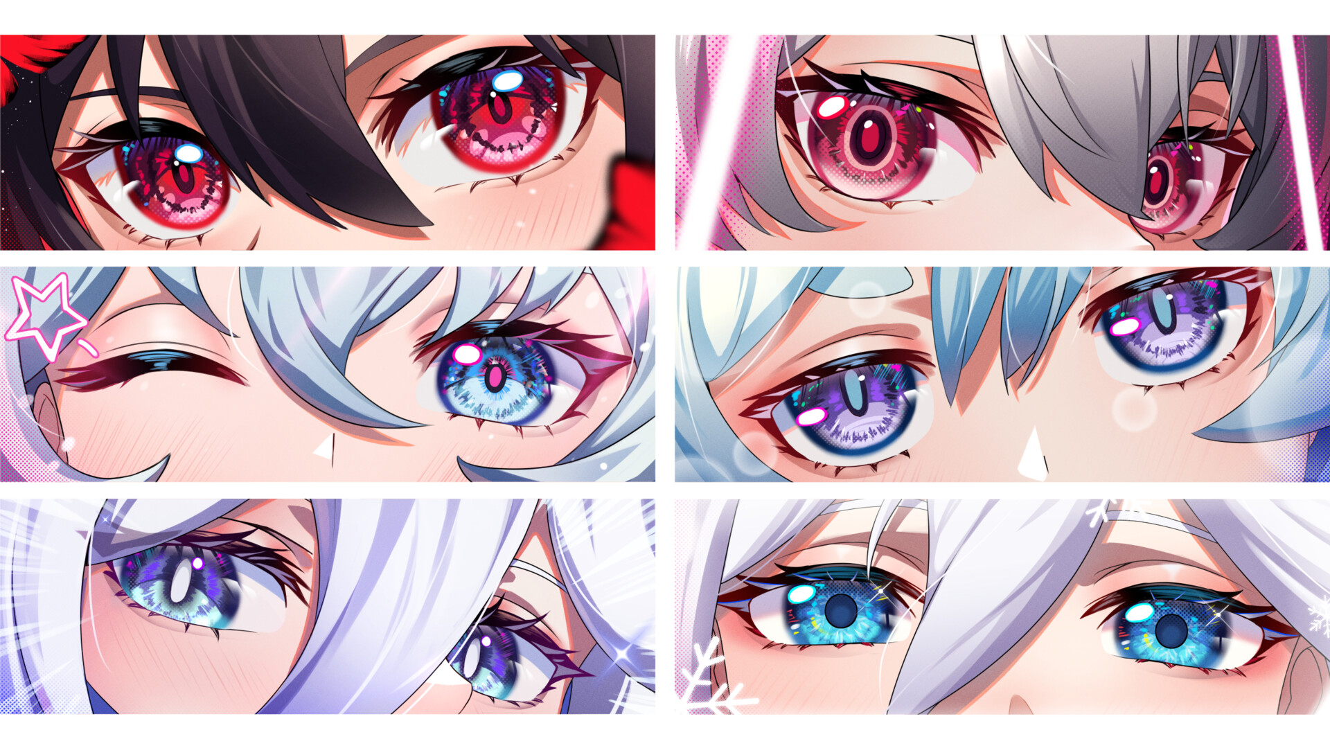 ArtStation - Honkai eyes