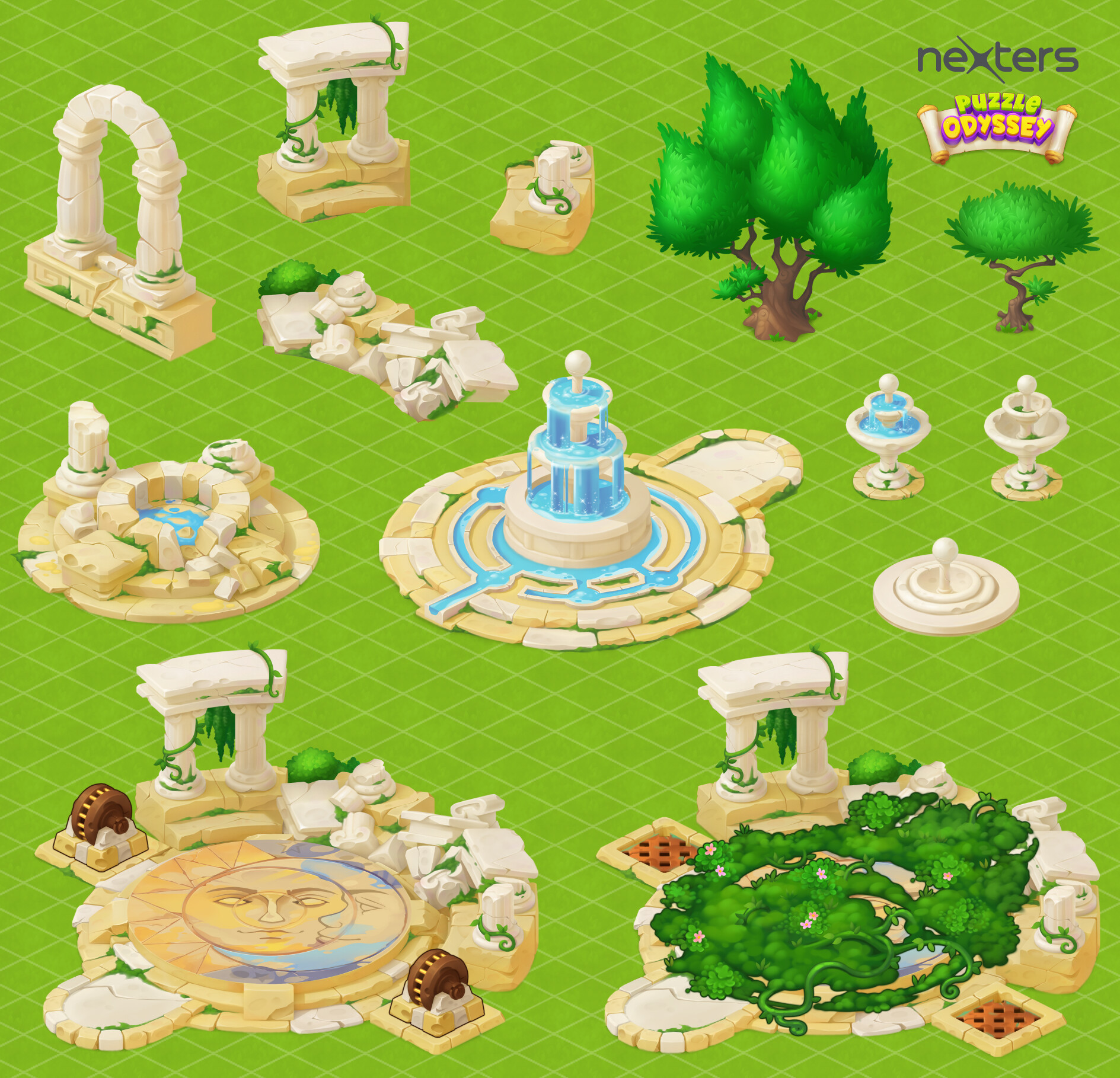 ArtStation - Object's for Puzzle Odyssey