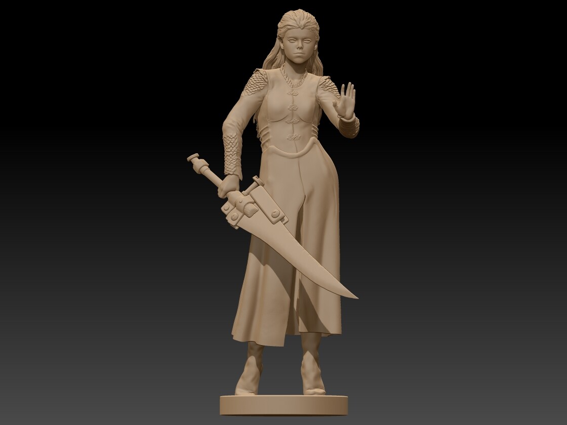ArtStation - Reanyra sword STL 3d printer