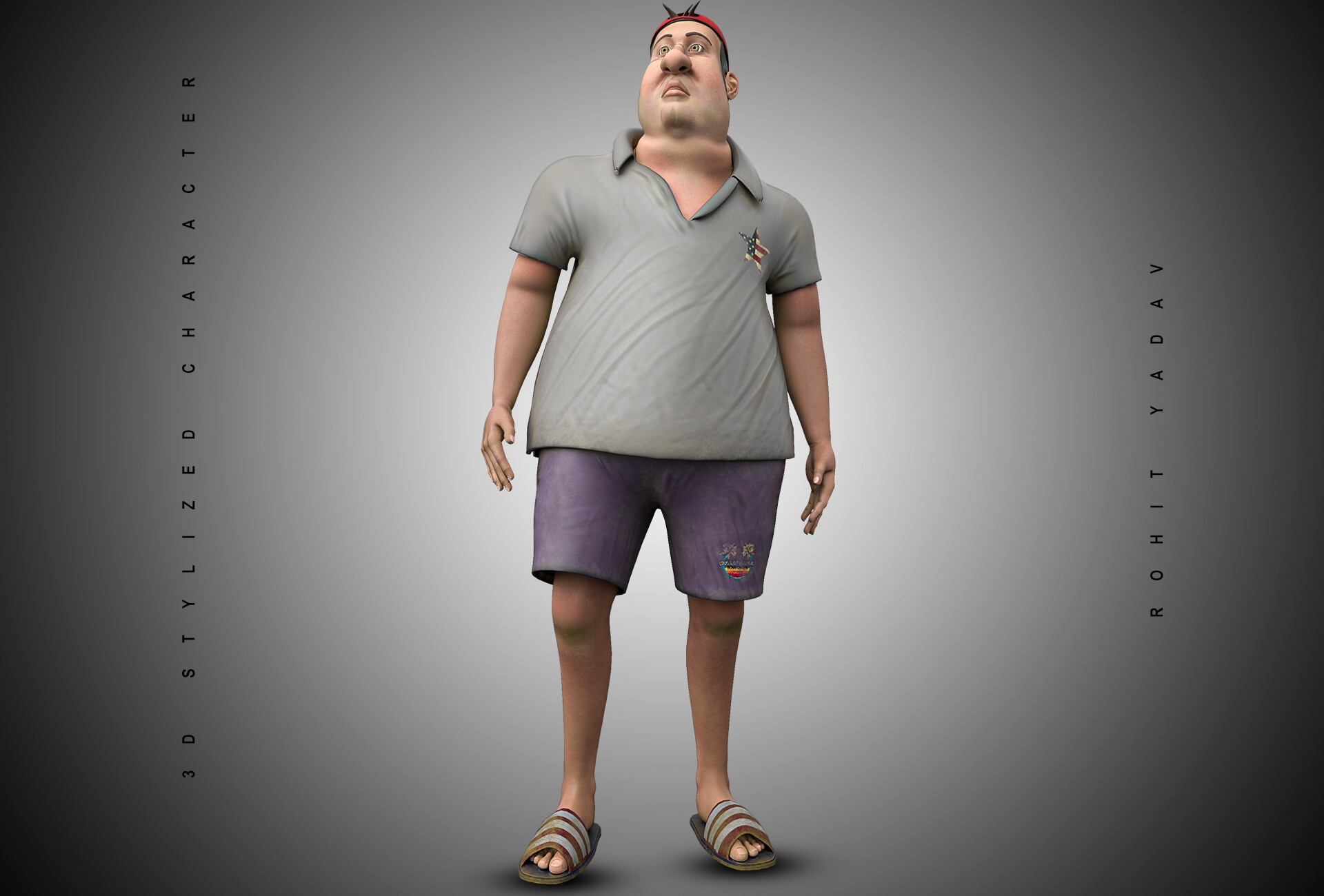 ArtStation - 3d Stylized chubby Charcter Model