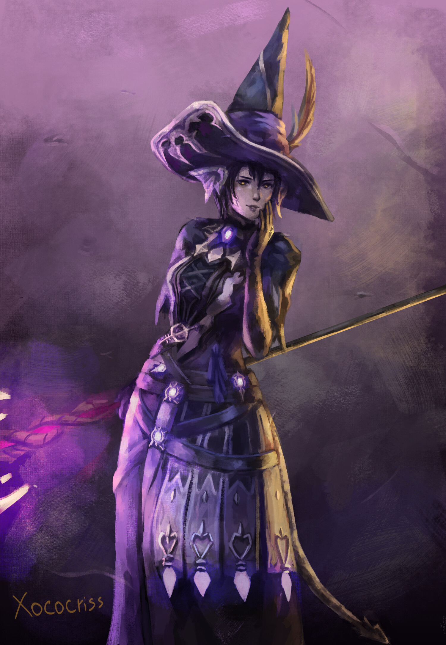 ArtStation - FFXIV Au Ra Commission