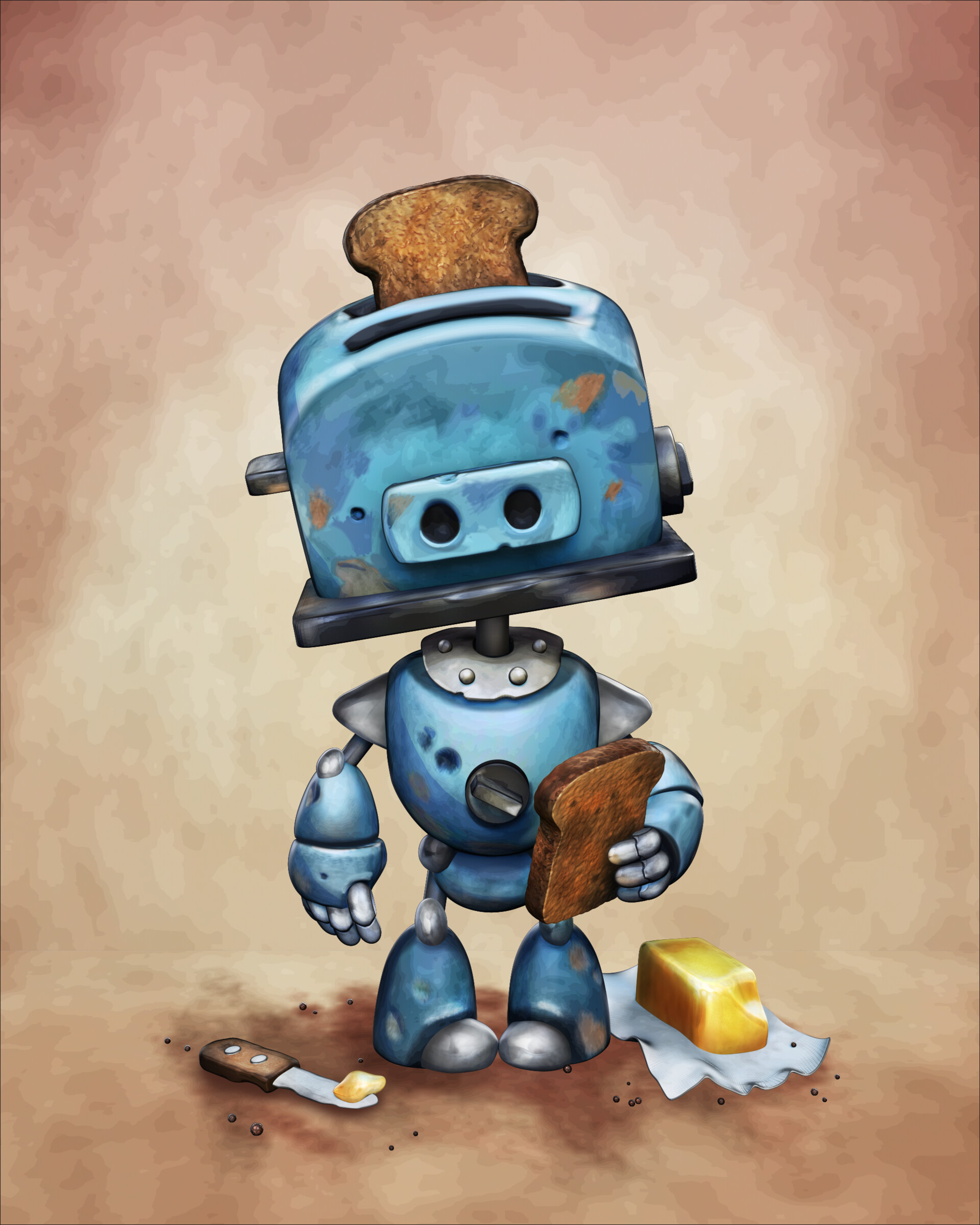 ArtStation - Robo-Toster SpeedSculpt