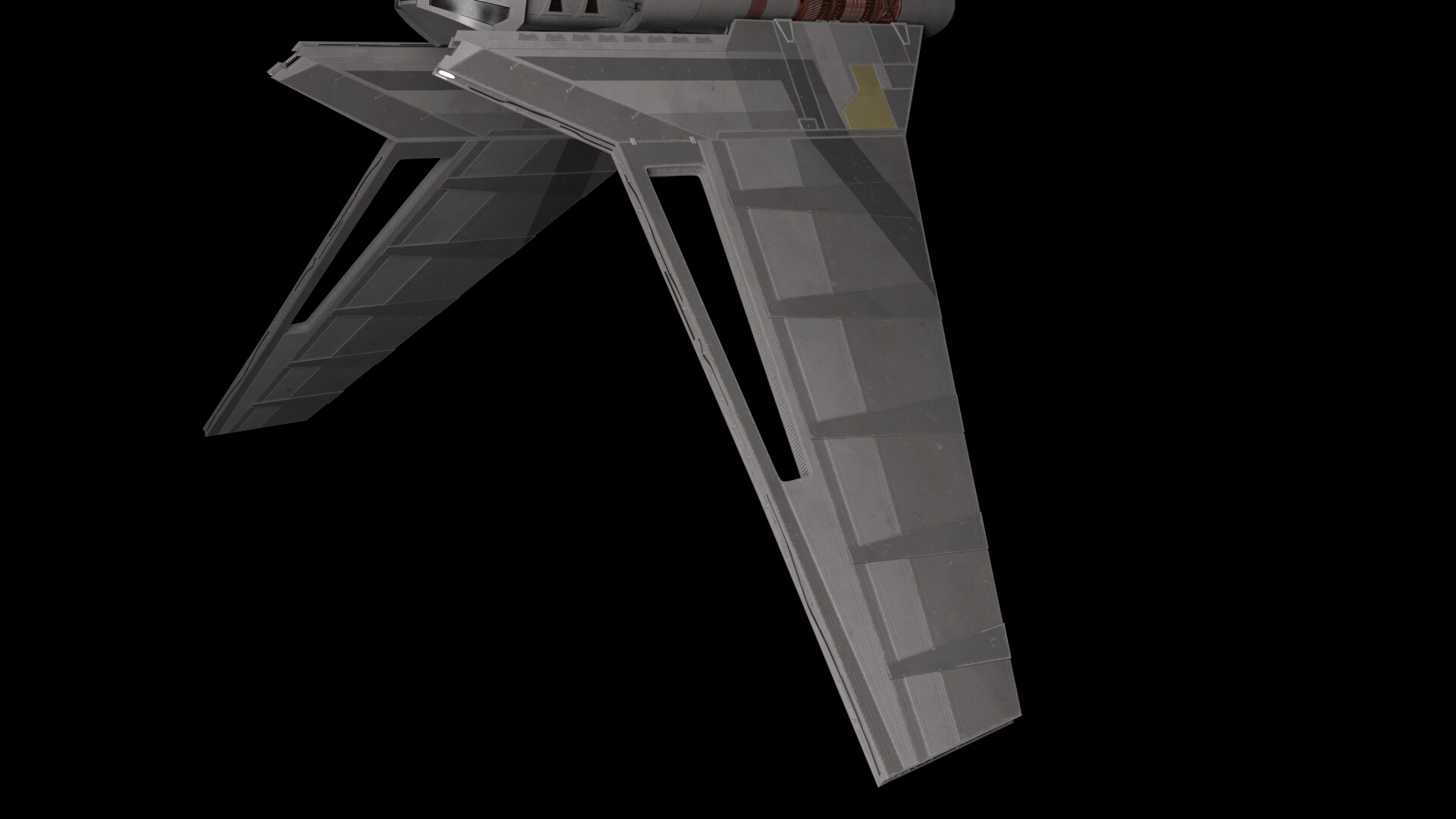 Antoine Danion - Theta-class shuttle - Star Wars Palpatine's spaceship