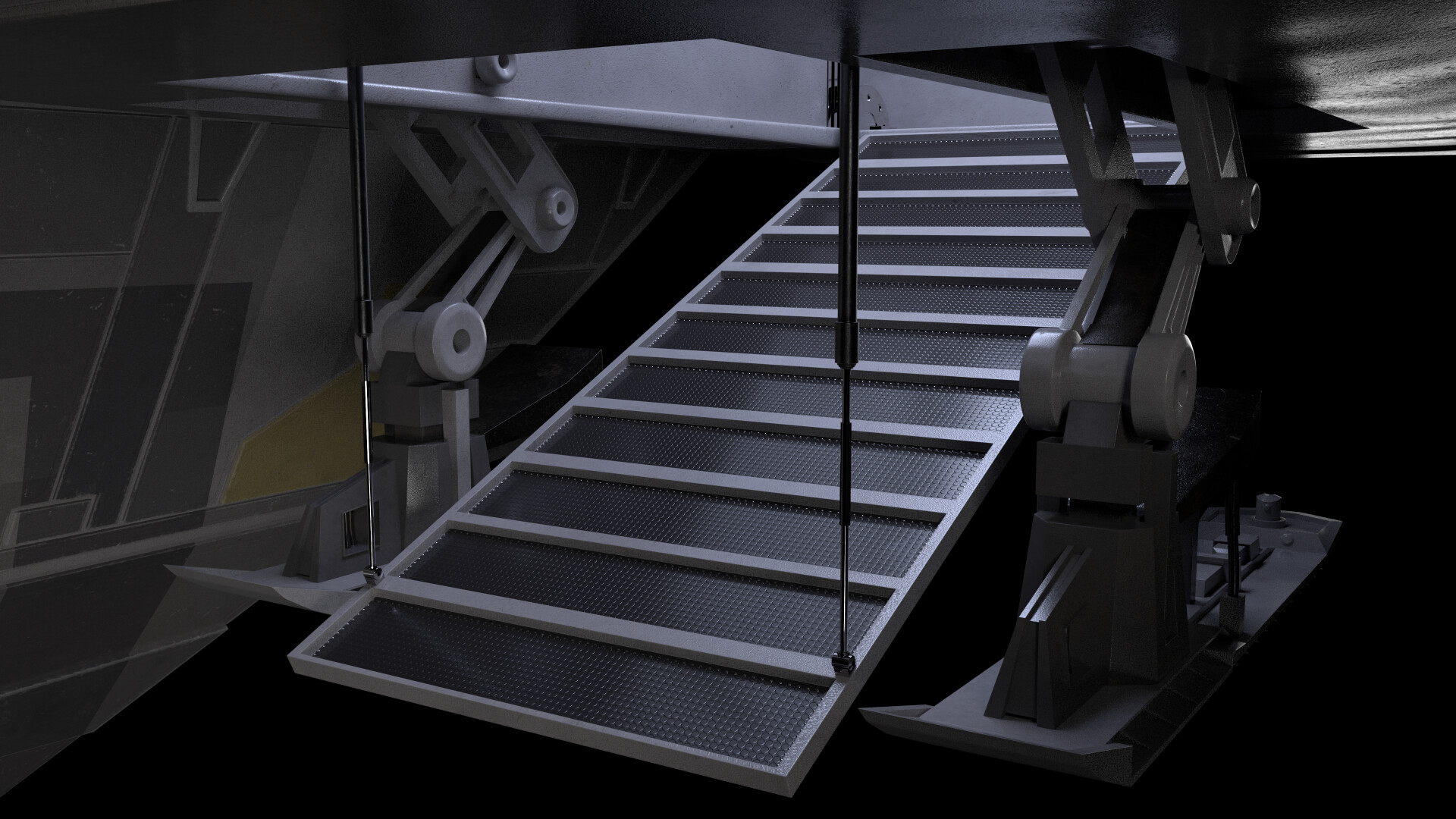 Antoine Danion - Theta-class shuttle - Star Wars Palpatine's spaceship