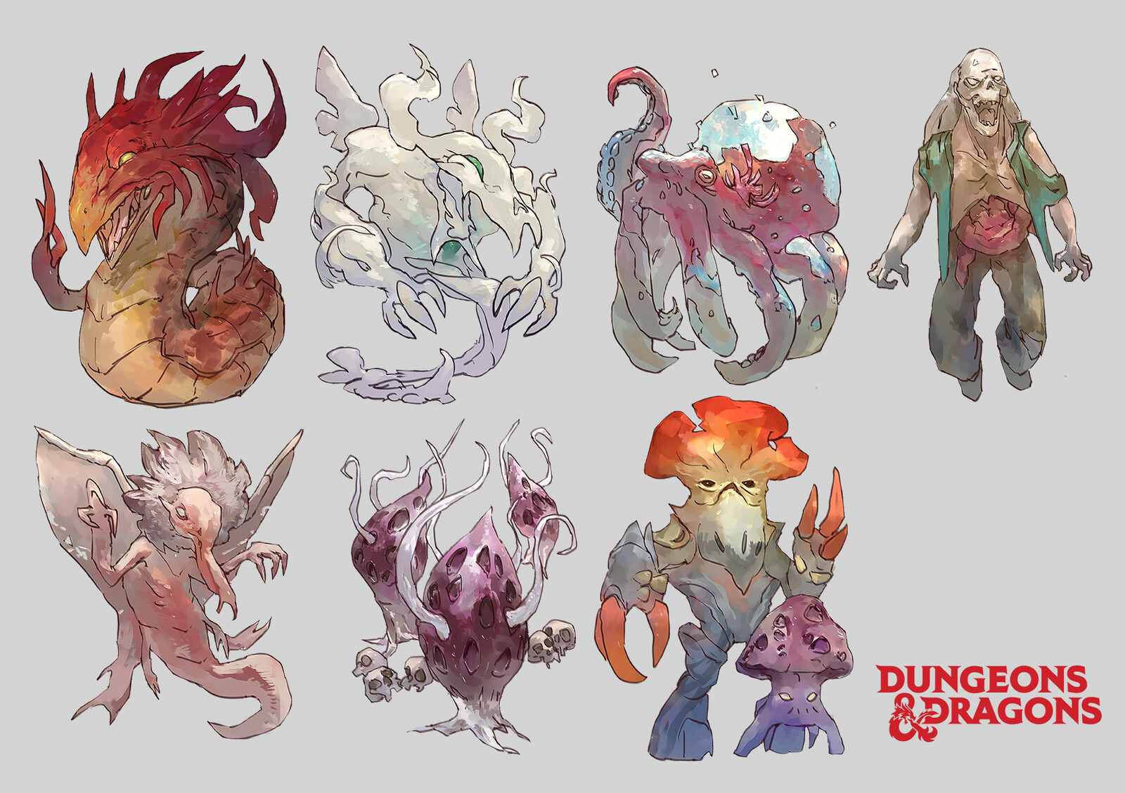 SukeP (Kosuke Nakamura) - [Dungeons & Dragons] Monster Illustration for D&D x VTuber Promotion ...