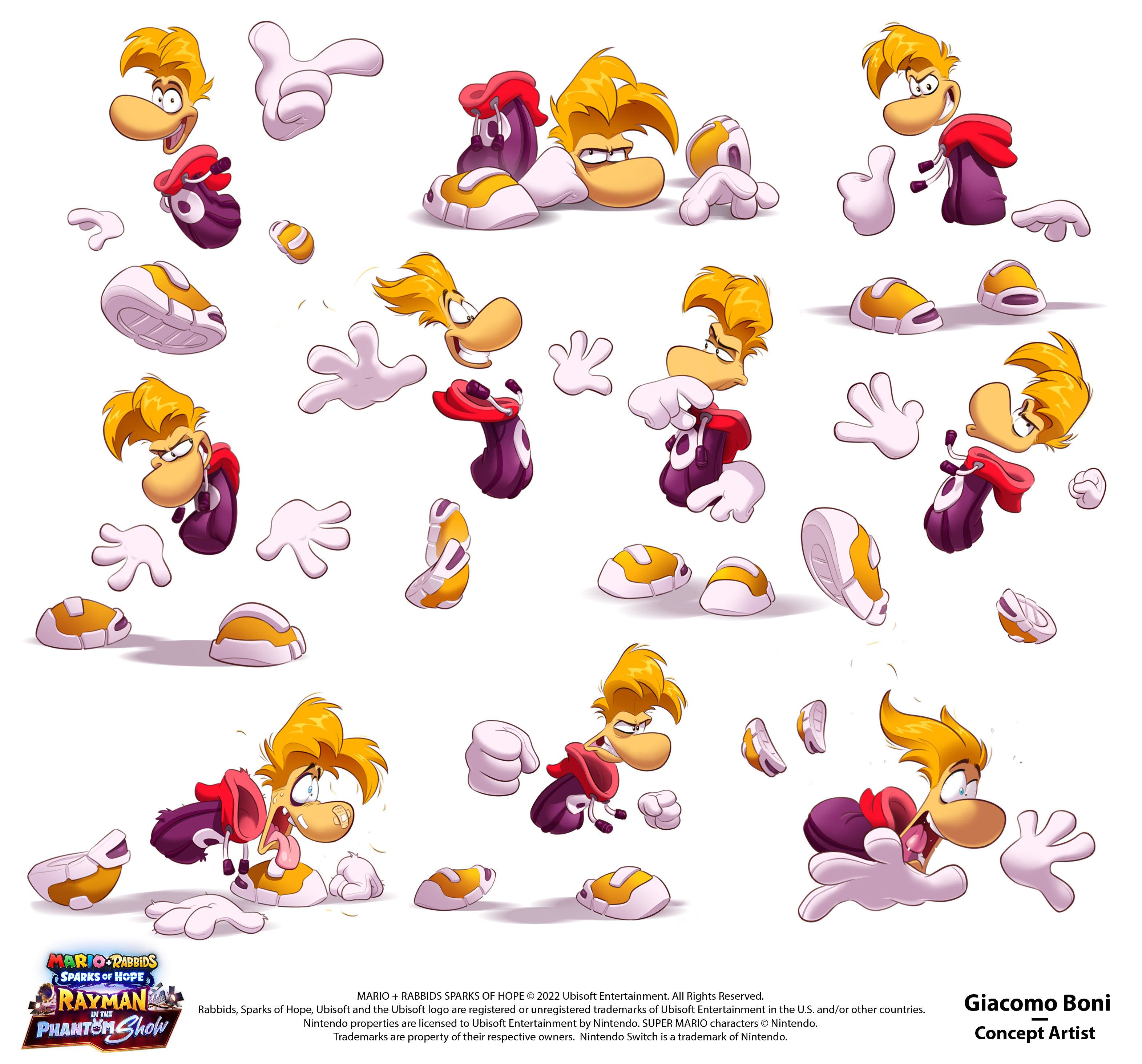 Giacomo Boni - Rayman in the Phantom Show - Mario+Rabbids Sparks of ...