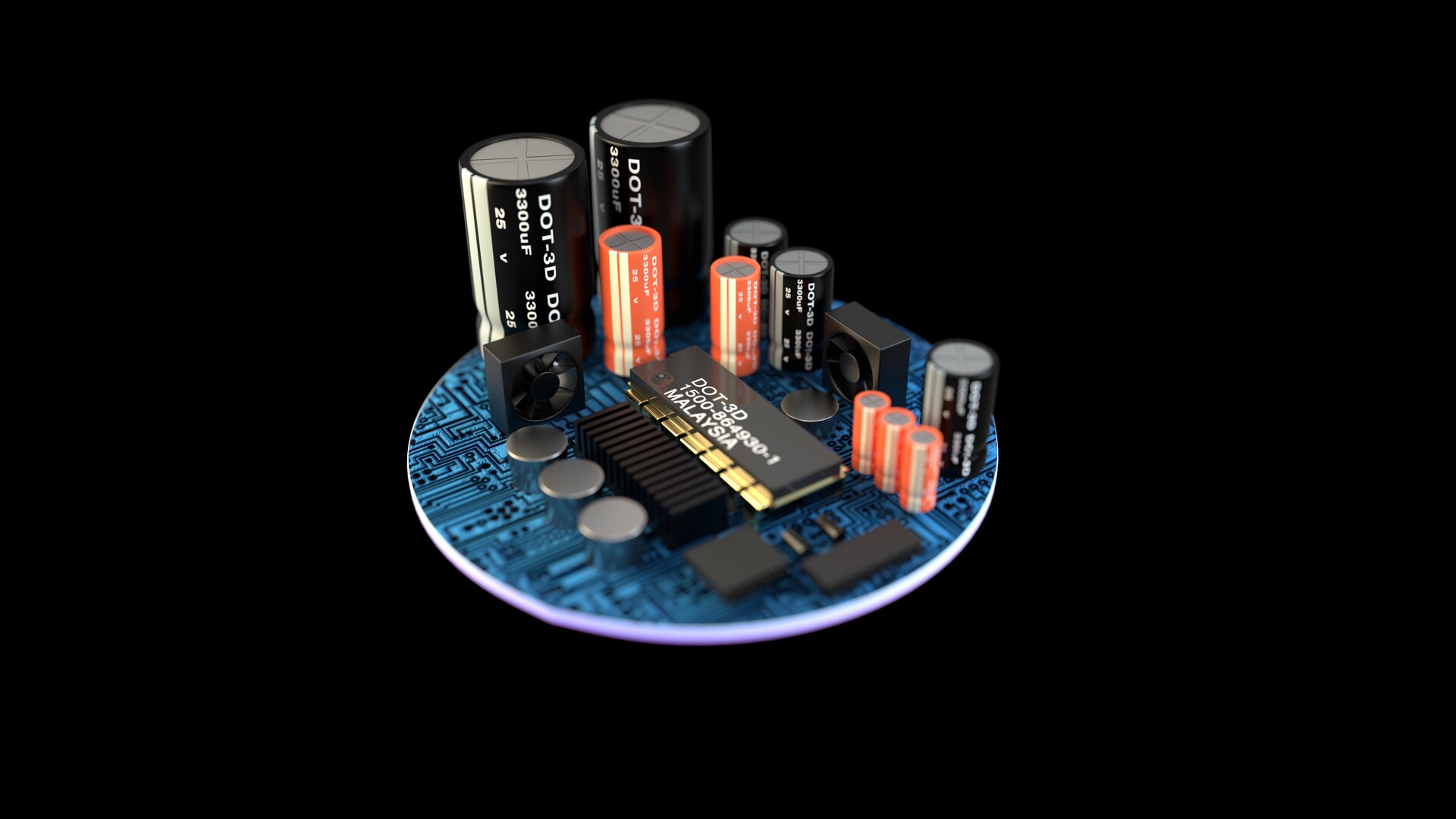 ArtStation - Circuit Design Render