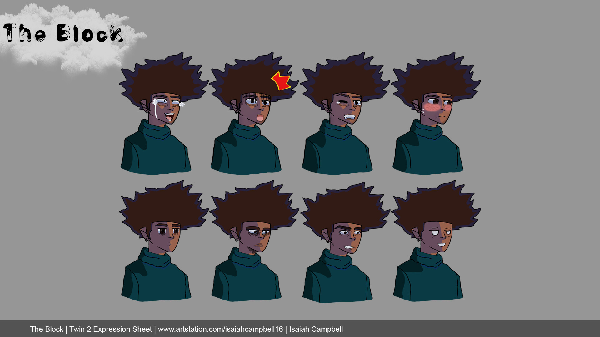 Isaiah Campbell - The Block | Character Design