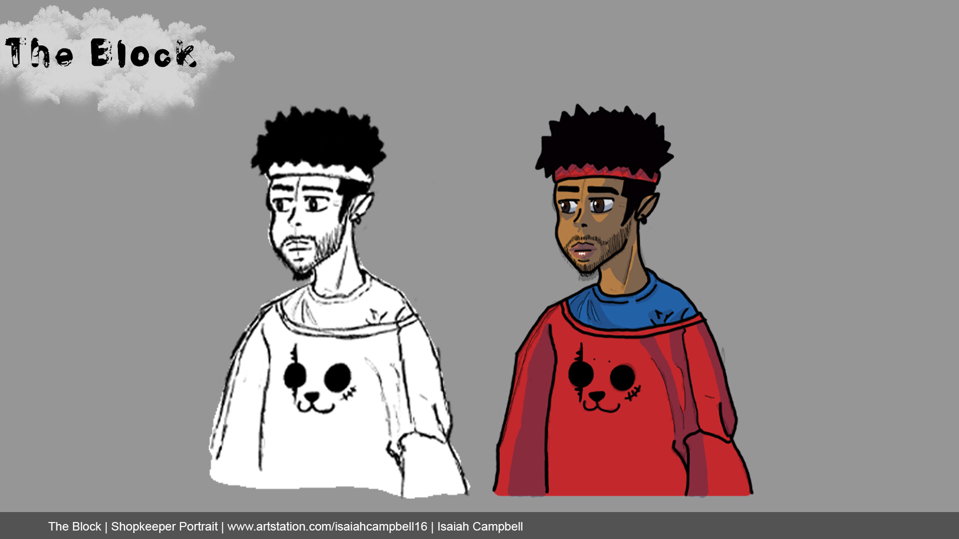 Isaiah Campbell - The Block | Character Design