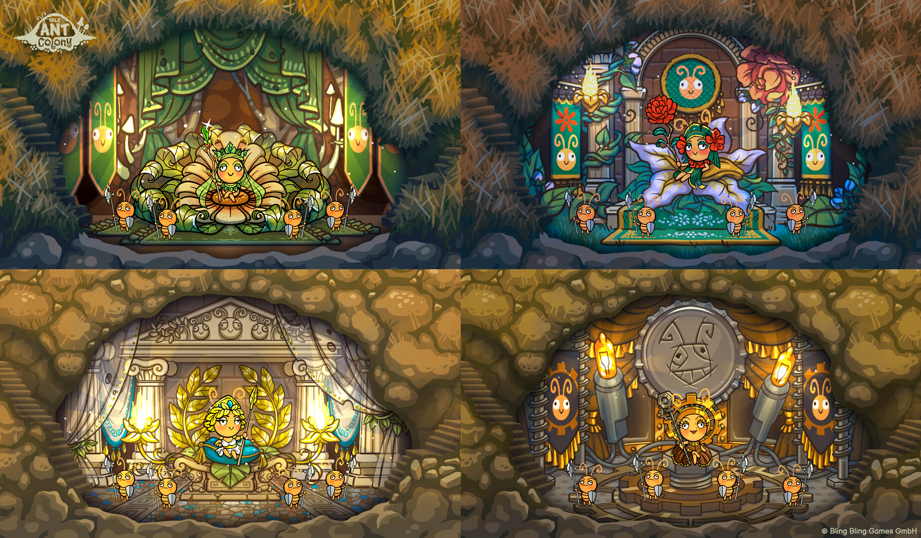 ArtStation - Idle Ant Colony - Rooms