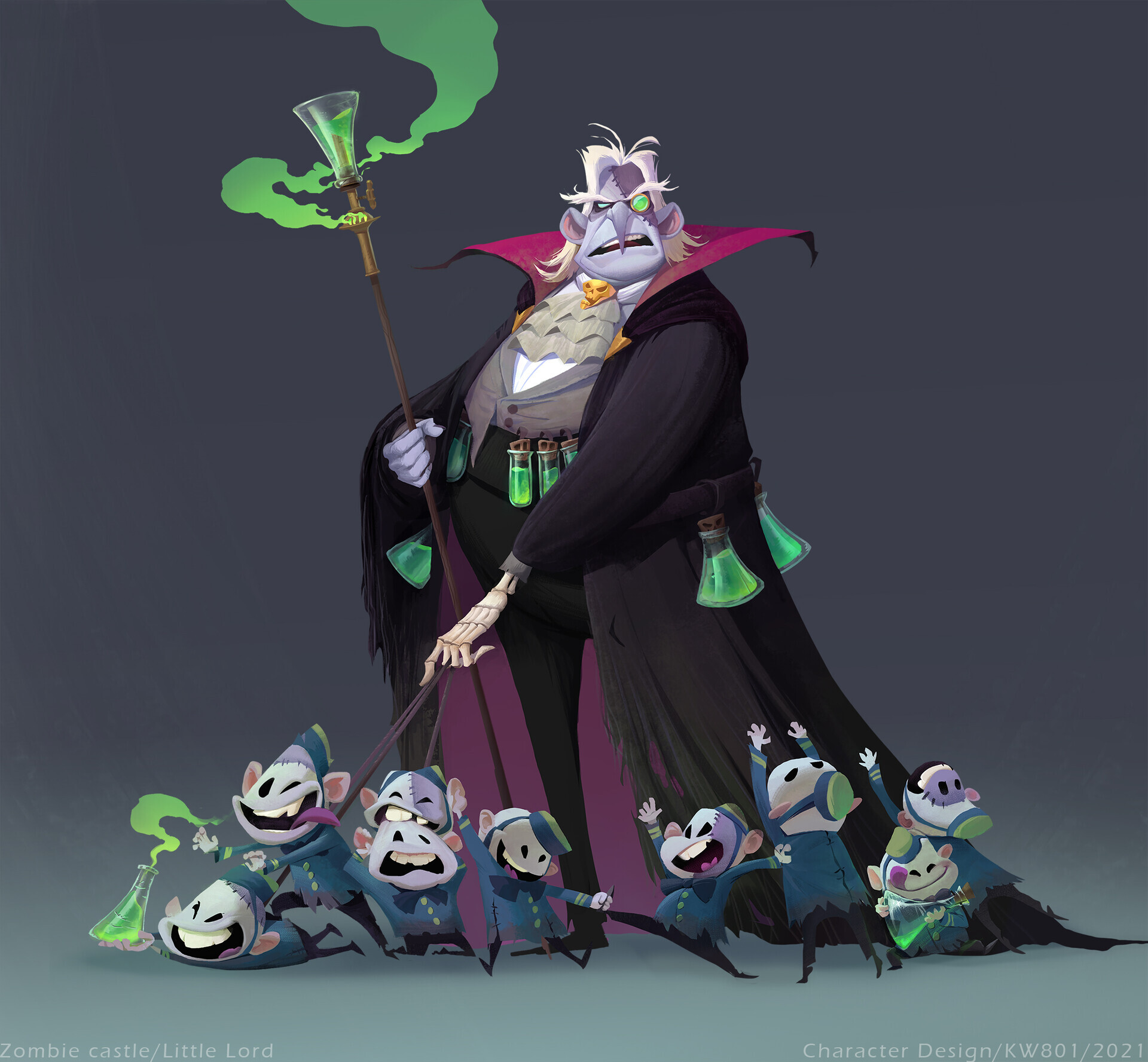 Sergio Serrano - Butler- Stylized Realtime Character